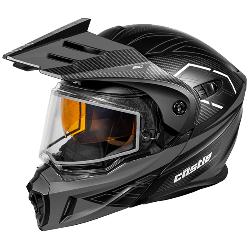 Castle CX950 V2 Fierce Modular Snow Helmet w/Dual Pane Shield Charcoal XL - Walmart.com