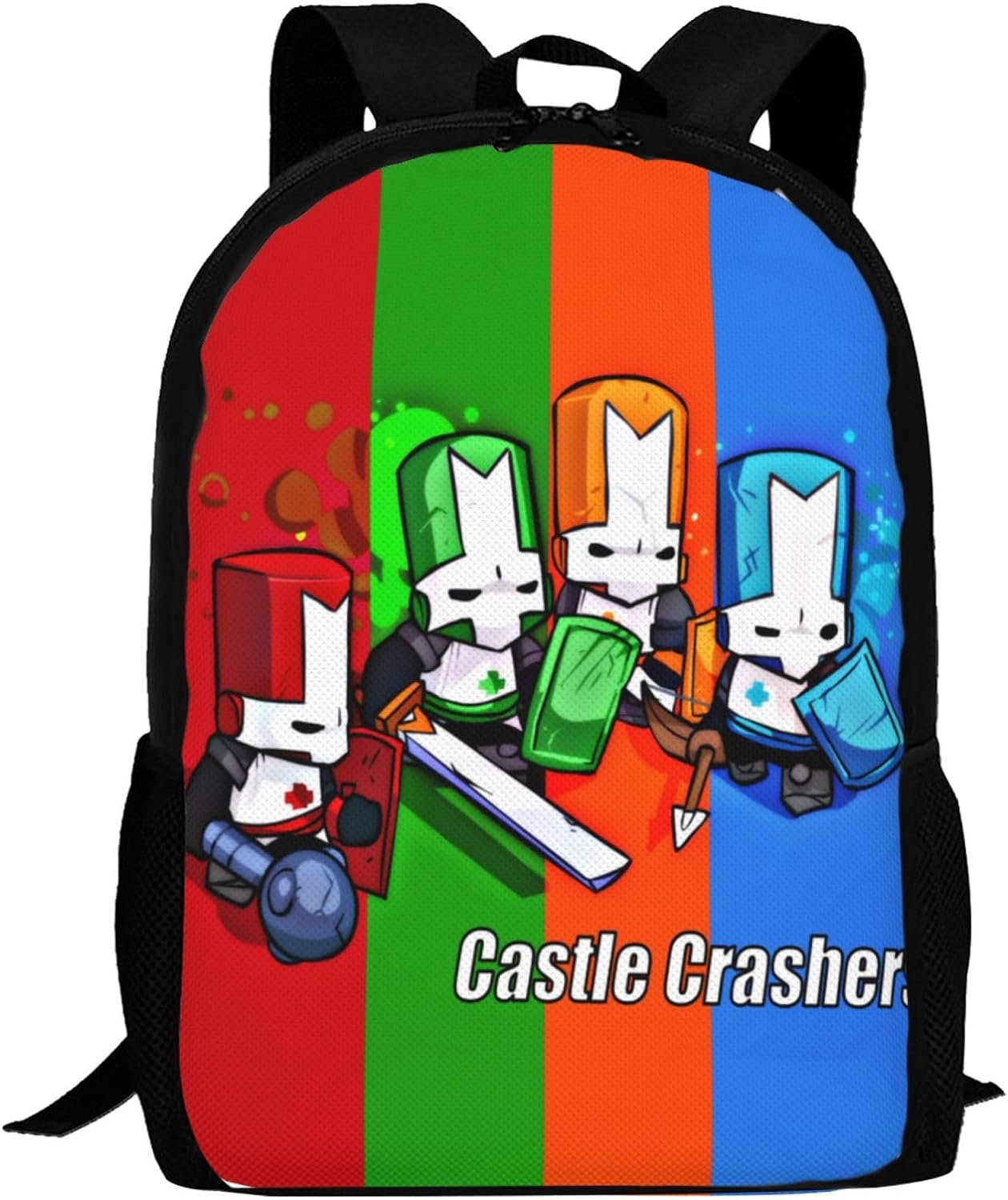 Castle Cartoon Crashers Backpacks Laptop Bag Unisex Anime High-capacity ...