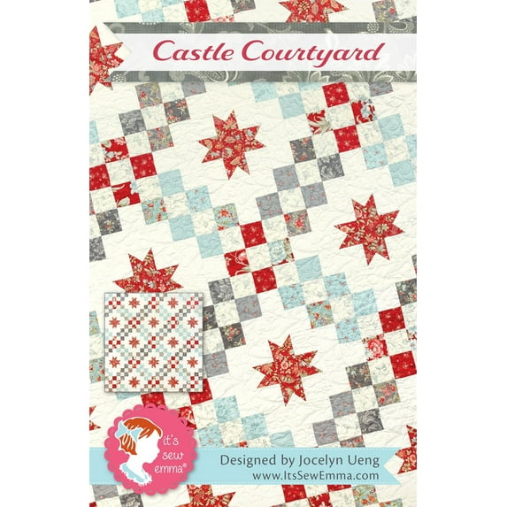 Castle Courtyard Quilt Pattern by It's Sew Emma - Walmart.com