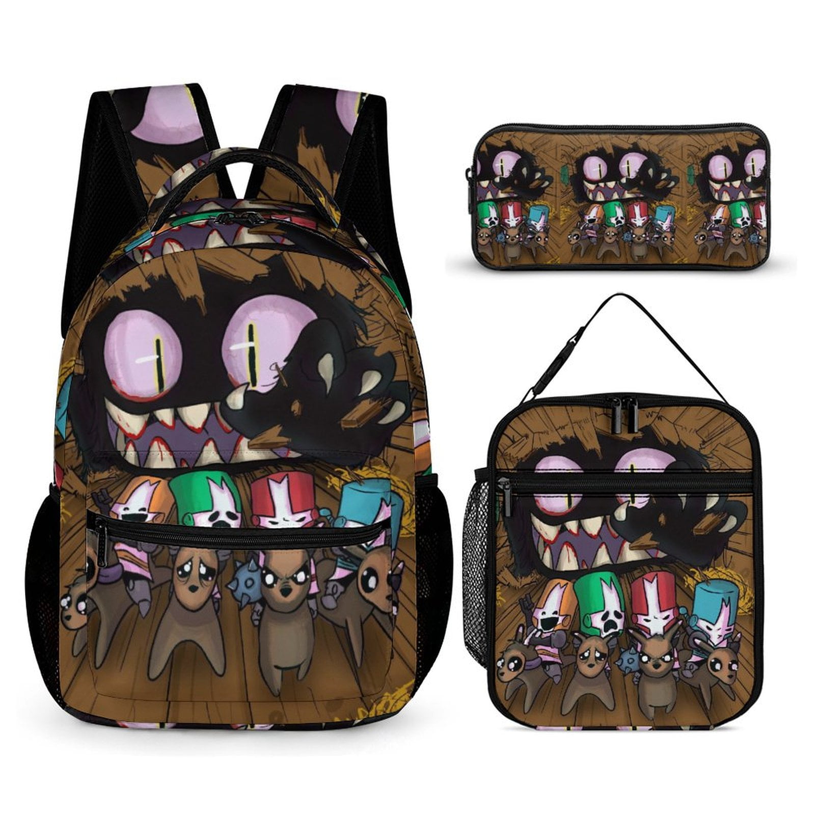 Castle Crashers (8) Lightweight Laptop Travel Backpack For Adults Work ...