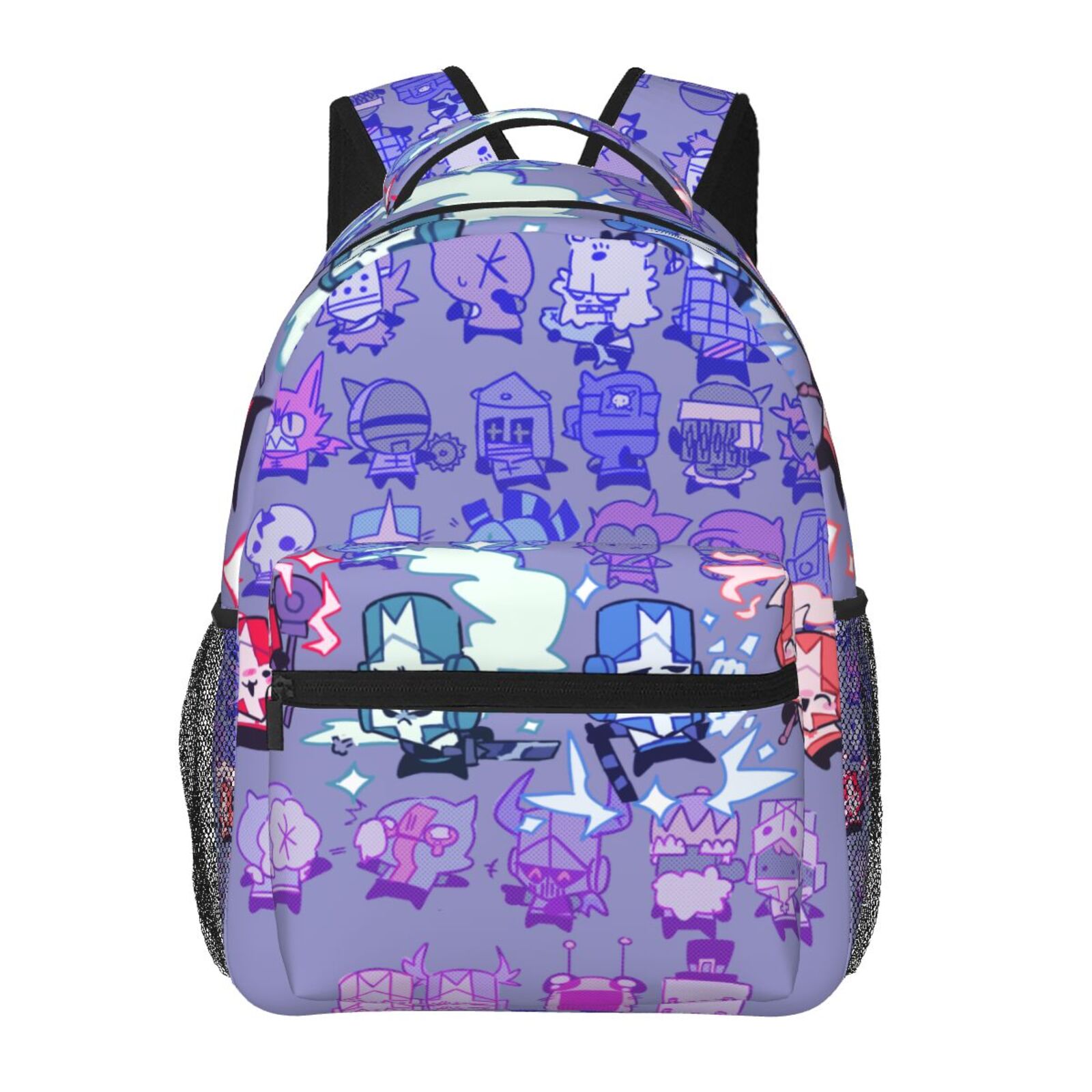 Castle Crashers Adjustable Laptop Backpack School Student Book Bag ...