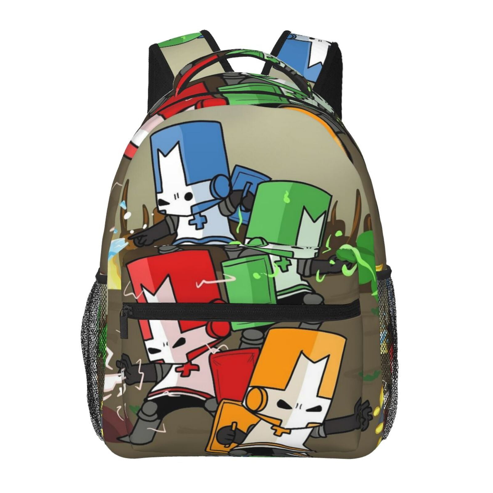 Castle Crashers Adjustable Laptop Backpack School Student Book Bag ...