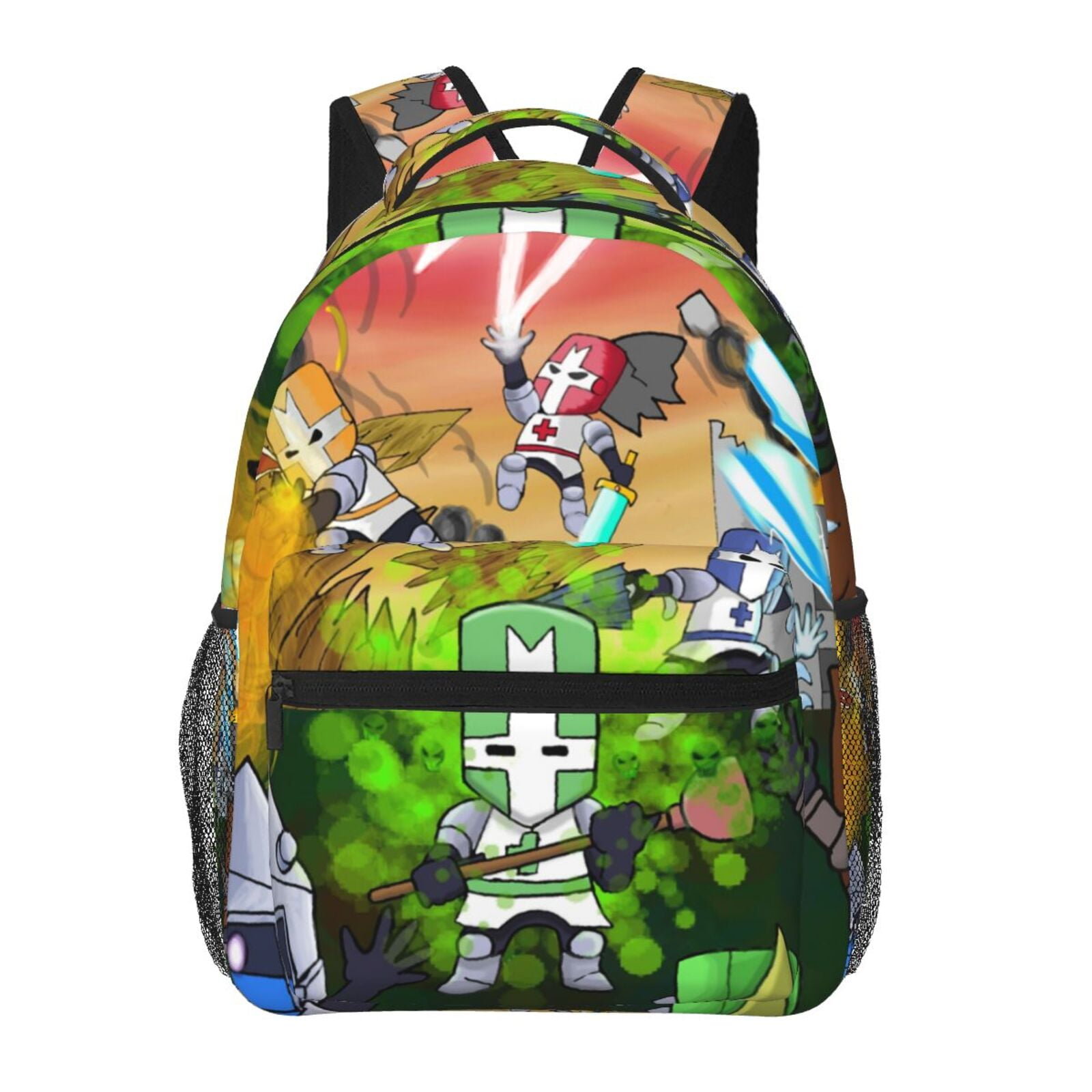 Castle Crashers Adjustable Laptop Backpack School Student Book Bag ...