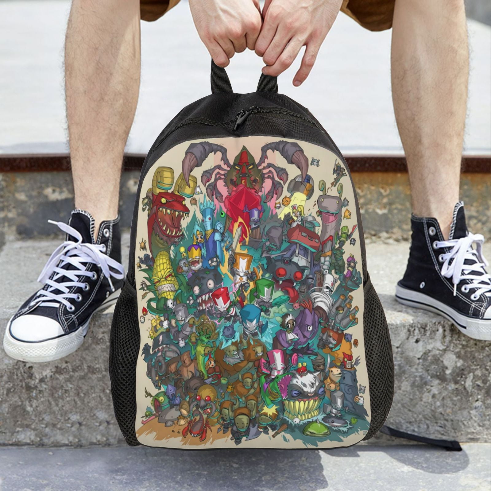 Castle Crashers Backpack Basics Backpack for School, Study, Travel ...