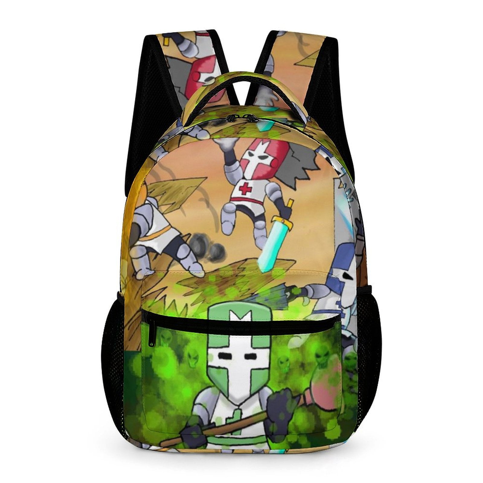 Castle Crashers Backpack Daypack Schoolbag Student Bookbag Satchel ...