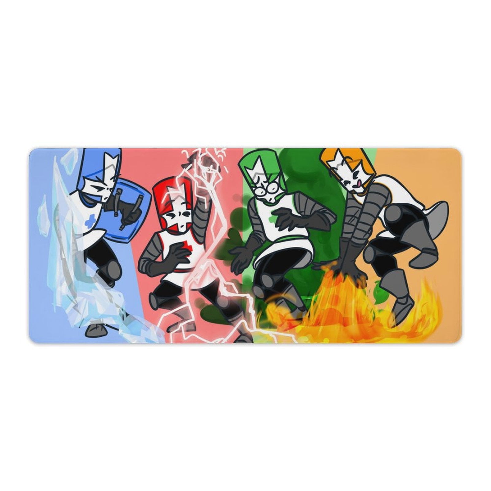 Castle Crashers Character Knight Extended Gaming Mouse Pad No-sliped ...