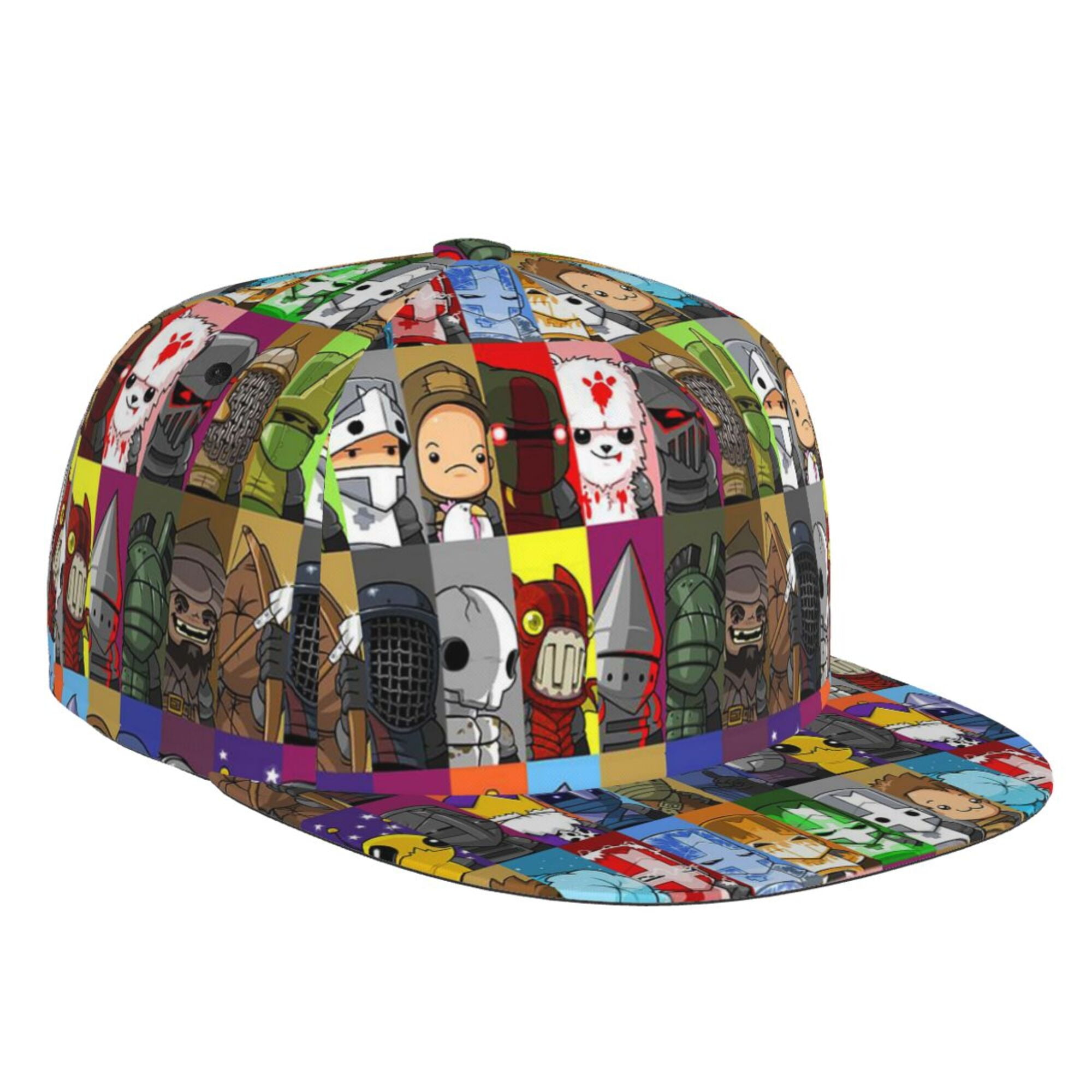 Castle Crashers Characters Brim Bill Baseball Cap Adjustable Snapback Hat Hip Hop Caps for Men ...