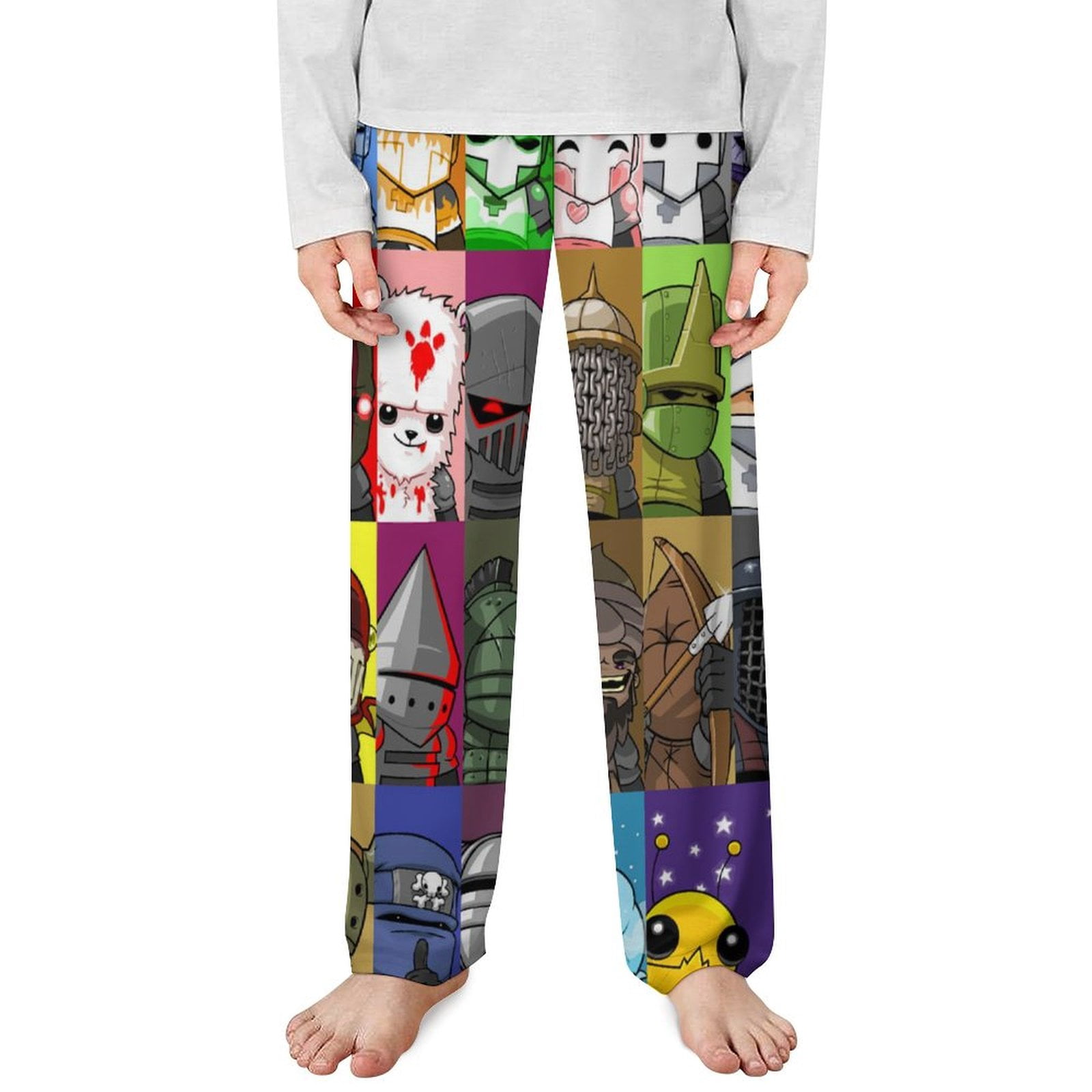 Castle Crashers Comfy Pajamas For Kids Cozy Lounge Straight Leg Home ...