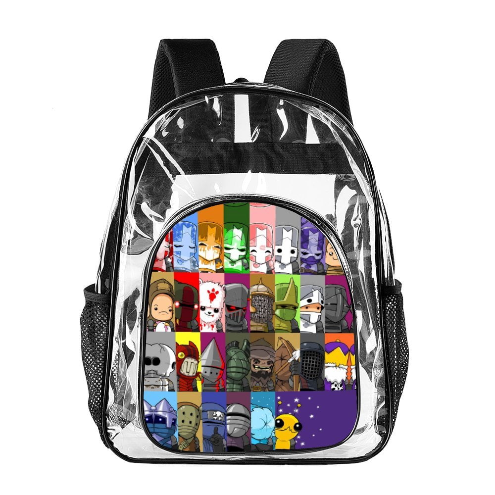 Castle-Crashers Cute Clear Backpack for Mens/Women Gifts Heavy Duty ...