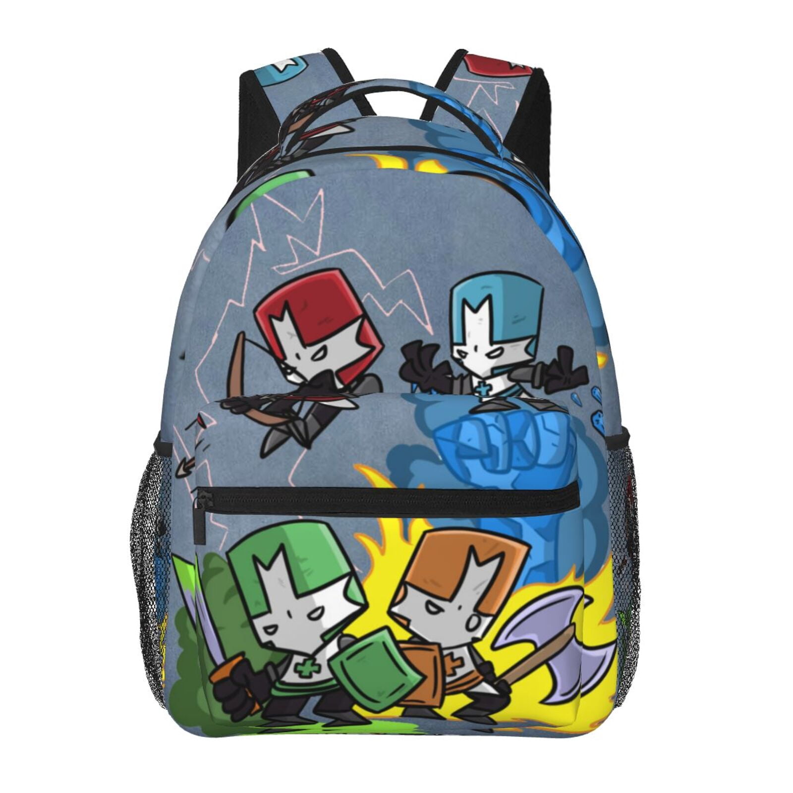 Castle Crashers Game Adjustable Laptop Backpack School Student Book Bag ...