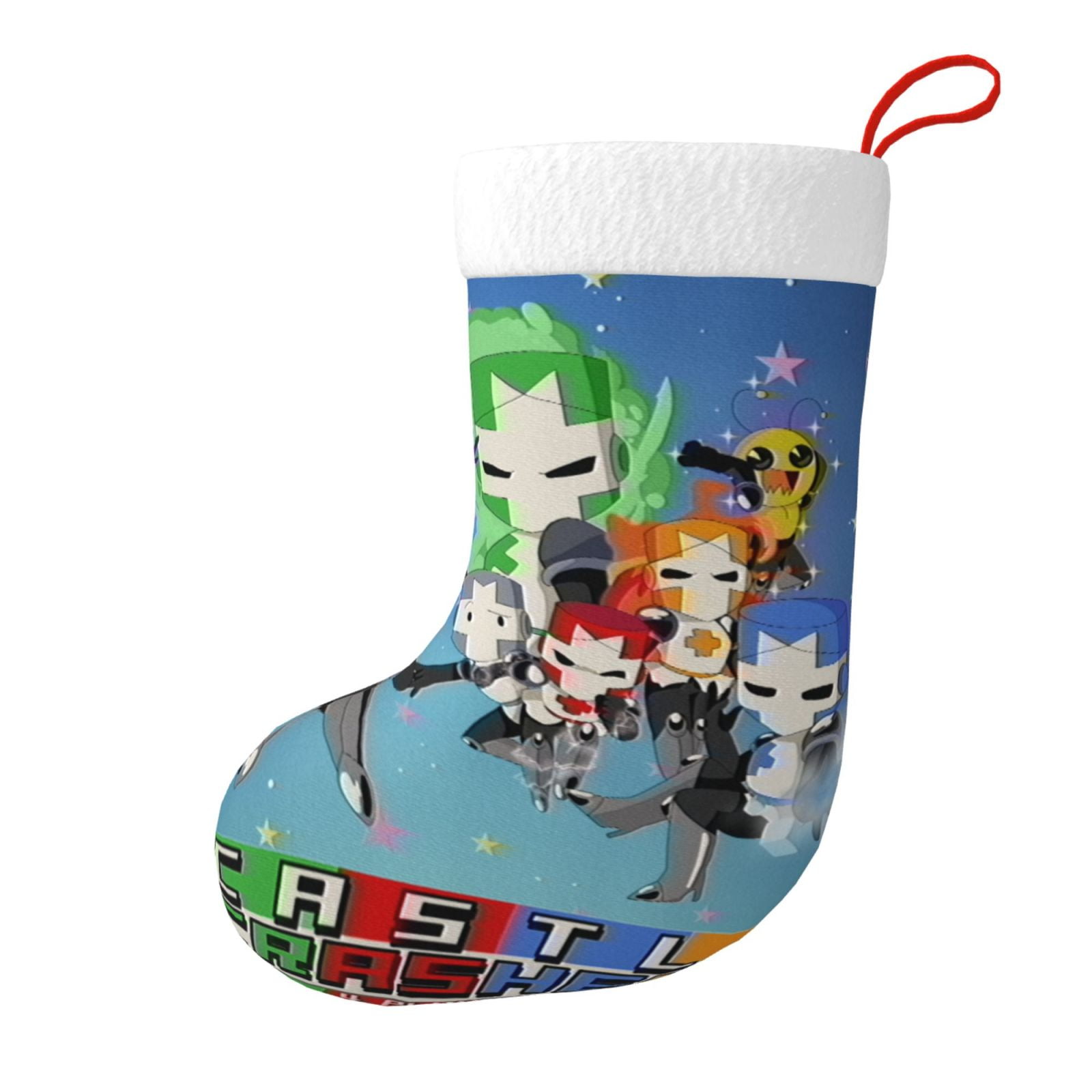 Castle Crashers Game Christmas Stocking Xmas Candy Gift Bag Fireplace ...