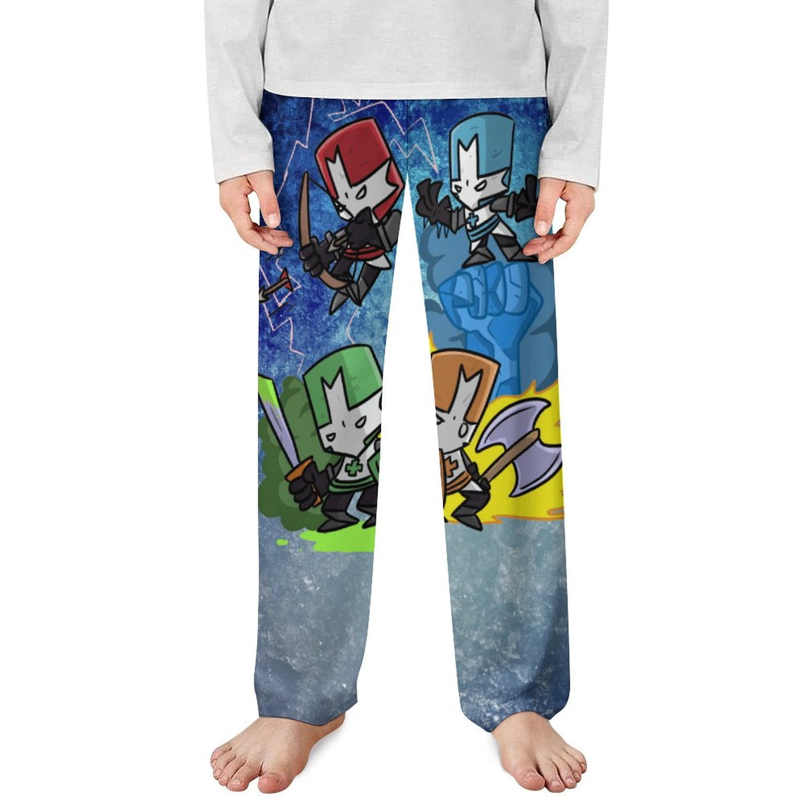 Castle Crashers Game Comfy Pajamas For Kids Cozy Lounge Straight Leg ...