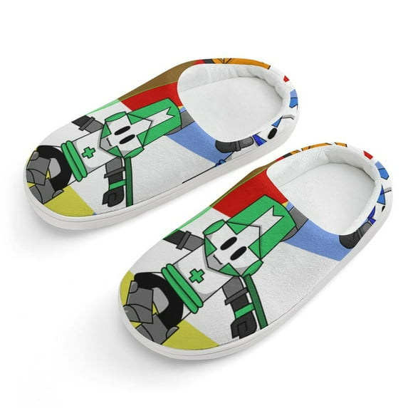 Castle Crashers Game Cotton Slippers For Kids Winter Warm Soft Plush ...
