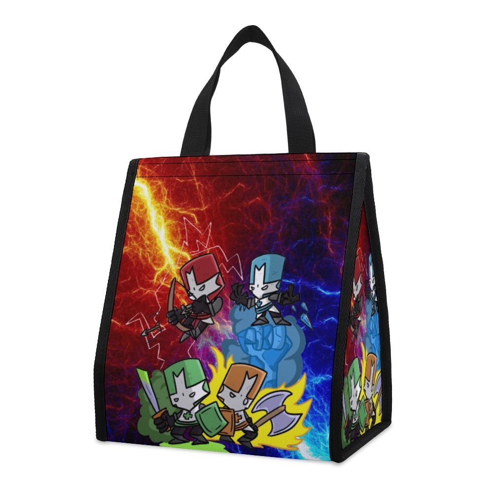 Castle Crashers Game Folding Insulated Lunch Bag Portable Lunchbag ...