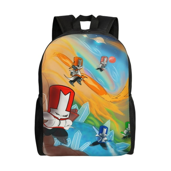 Castle Crashers Game Play Backpack Laptop School Bag Student Satchel ...