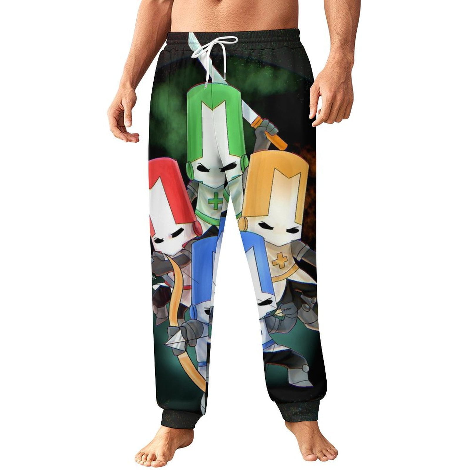 Castle Crashers Game Play Men's Sweatpants Trousers 3D Printed Joggers ...