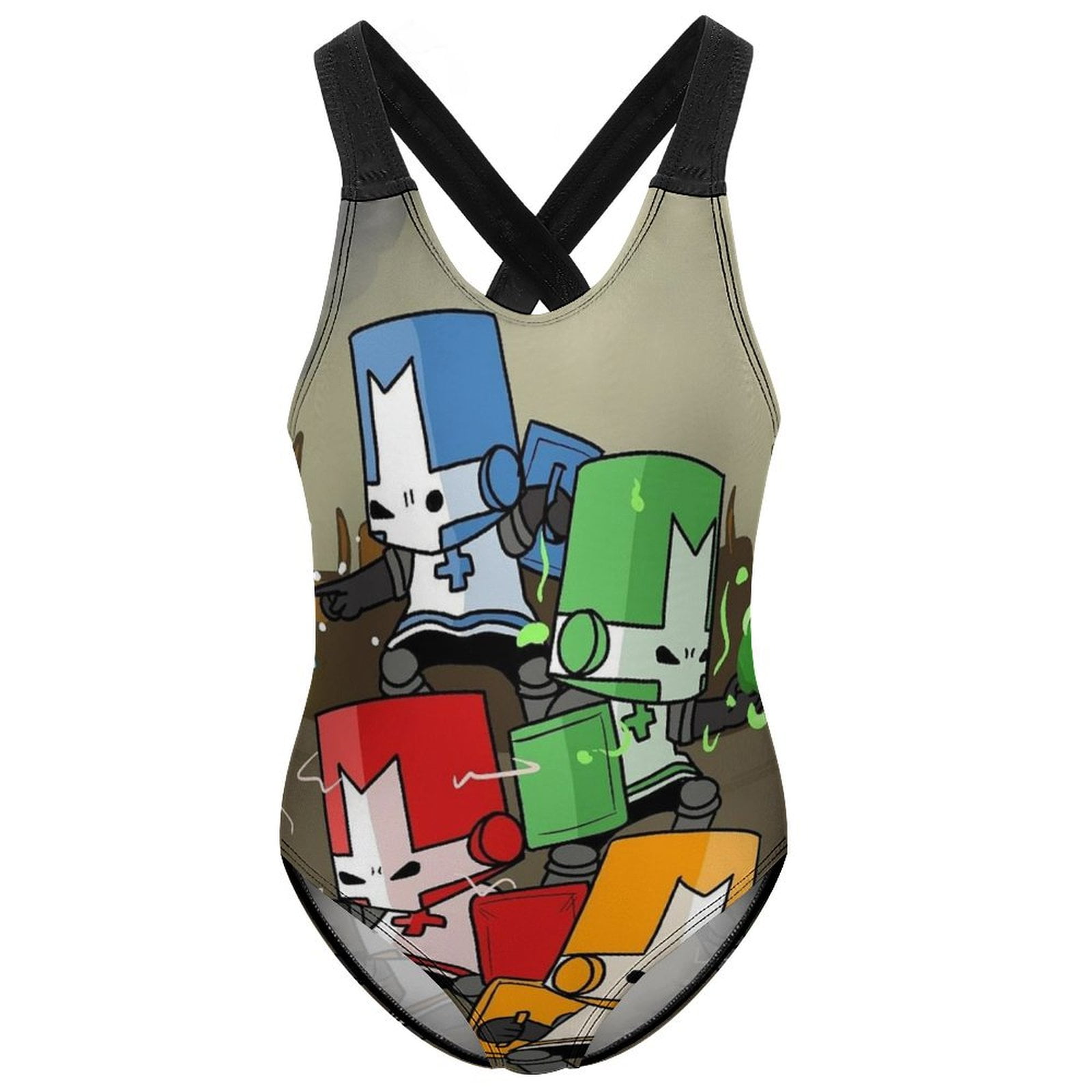 Castle Crashers Girl's One-piece Swimsuit Summer Children's Beach ...