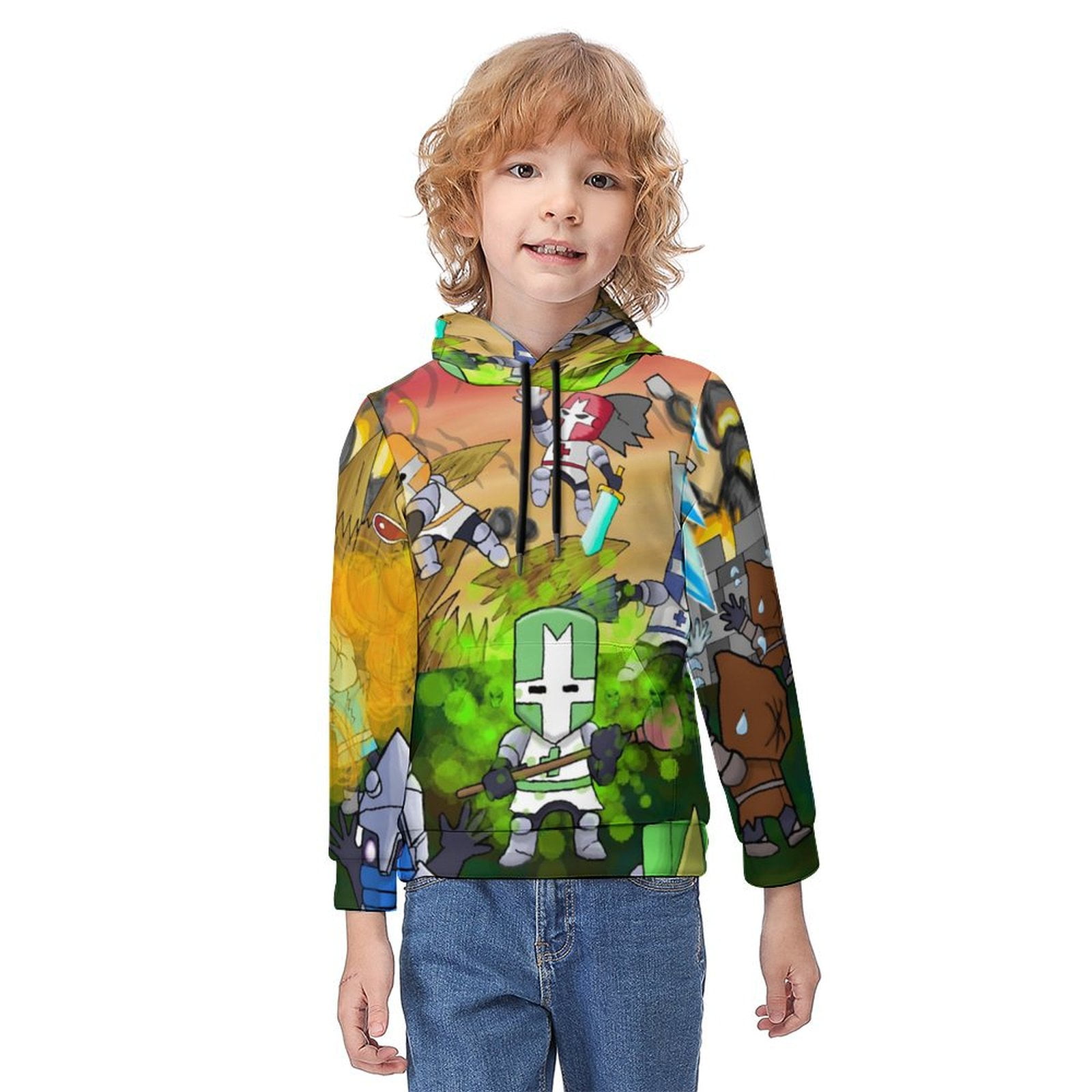 Castle Crashers Kid's Hoodies Sweatshirt Novelty Fashion Hooded Hoody ...
