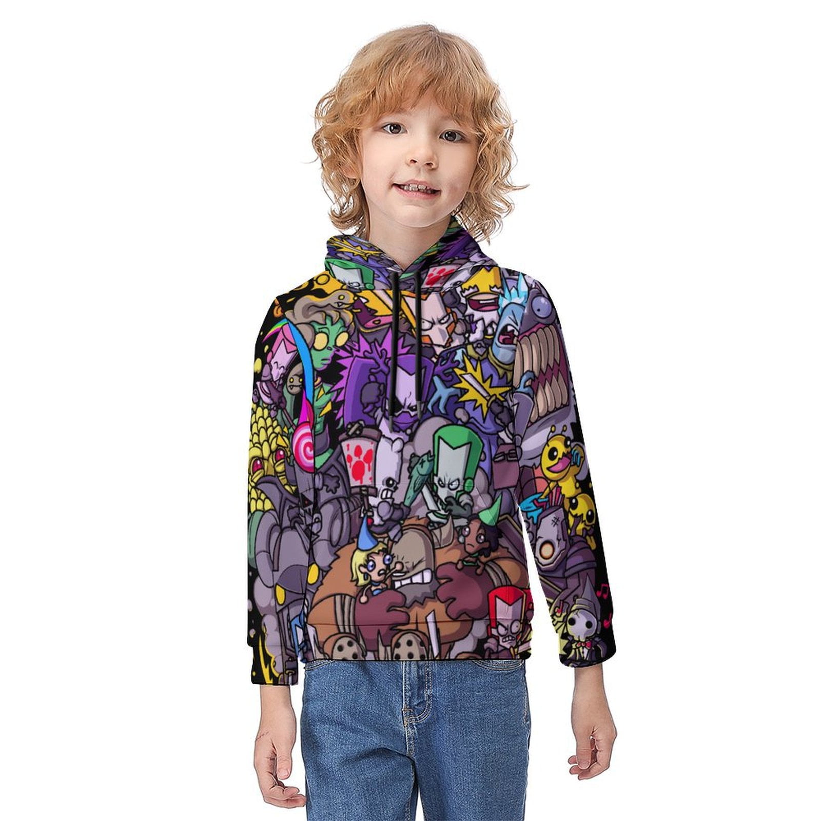 Castle Crashers Kid's Hoodies Sweatshirt Novelty Fashion Hooded Hoody ...