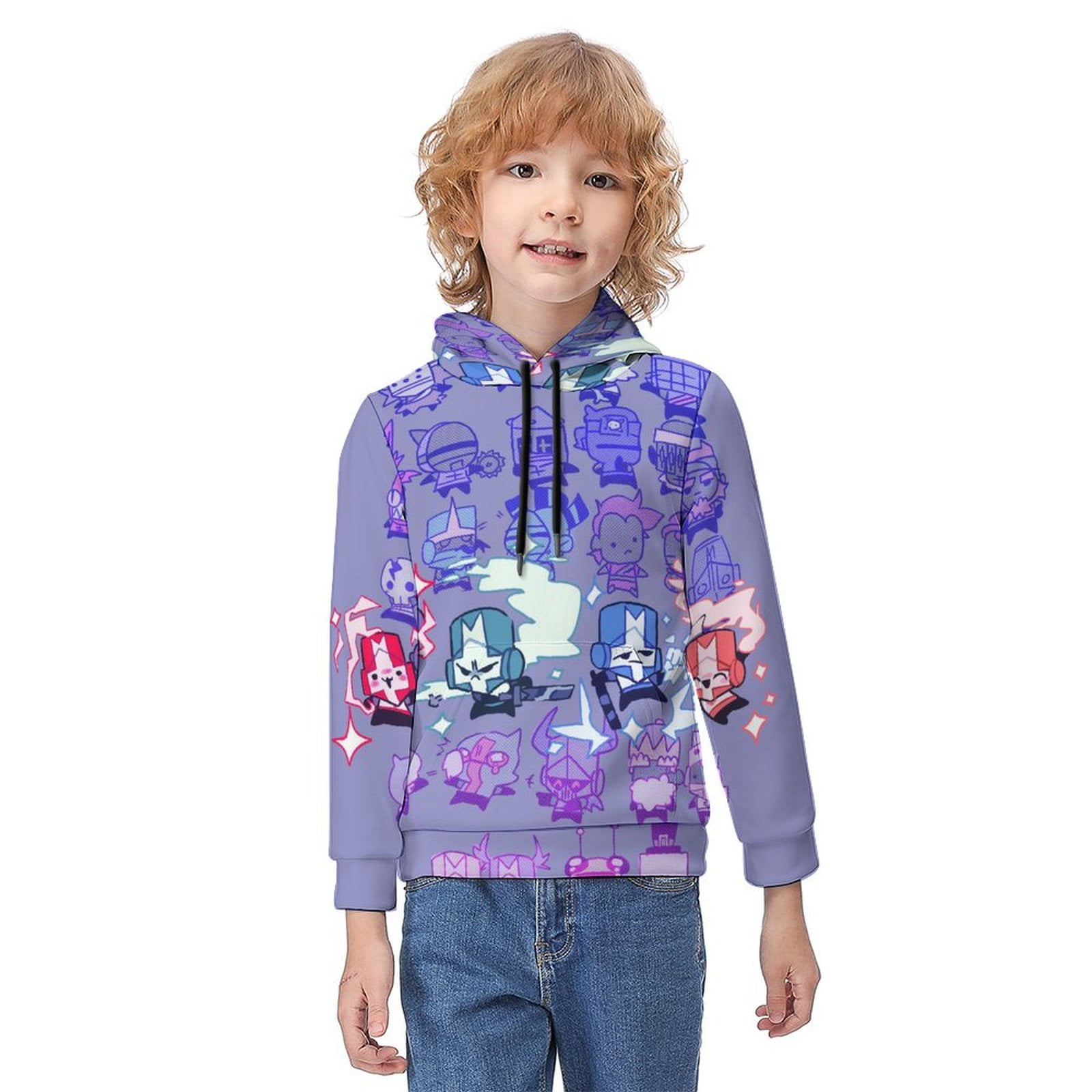 Castle Crashers Kid's Hoodies Sweatshirt Novelty Fashion Hooded Hoody ...