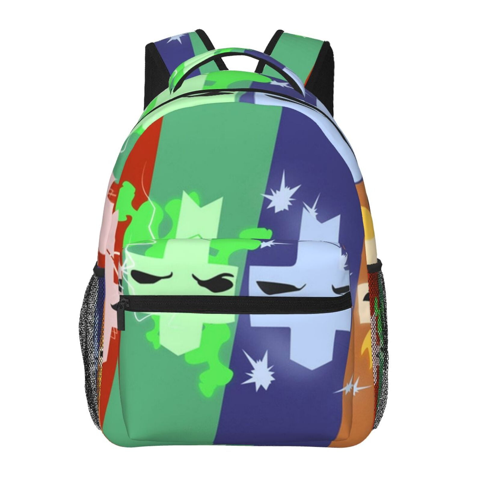 Castle Crashers Knight Adjustable Laptop Backpack School Student Book ...