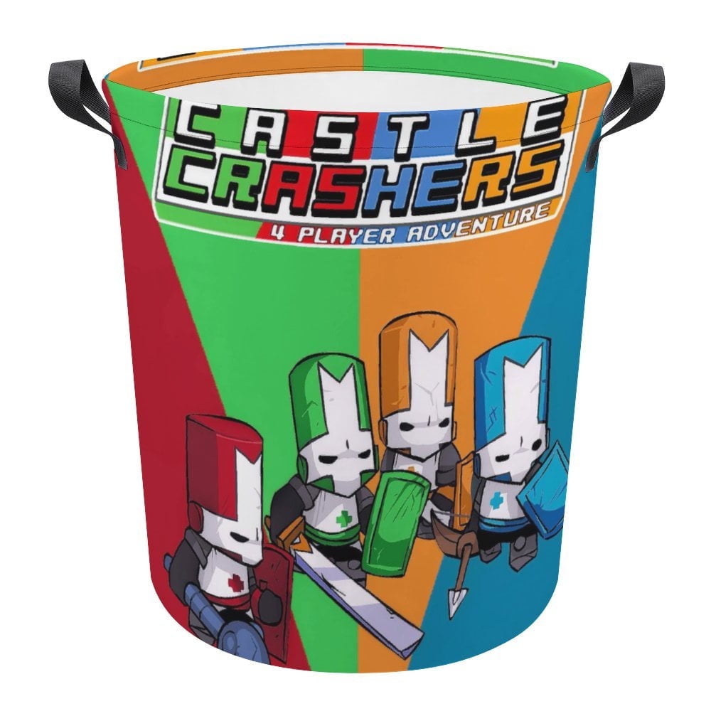 Castle Crashers Knight Game Circular Laundry Hamper Foldable Large ...