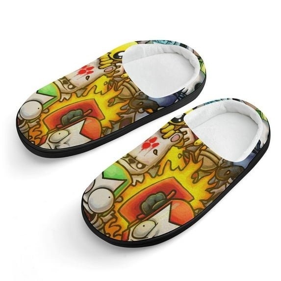 Castle Crashers Knight Game Cotton Slippers For Kids Winter Warm Soft ...