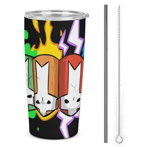 Castle Crashers Knight Game Stainless Steel Car Cup Daily Thermal ...