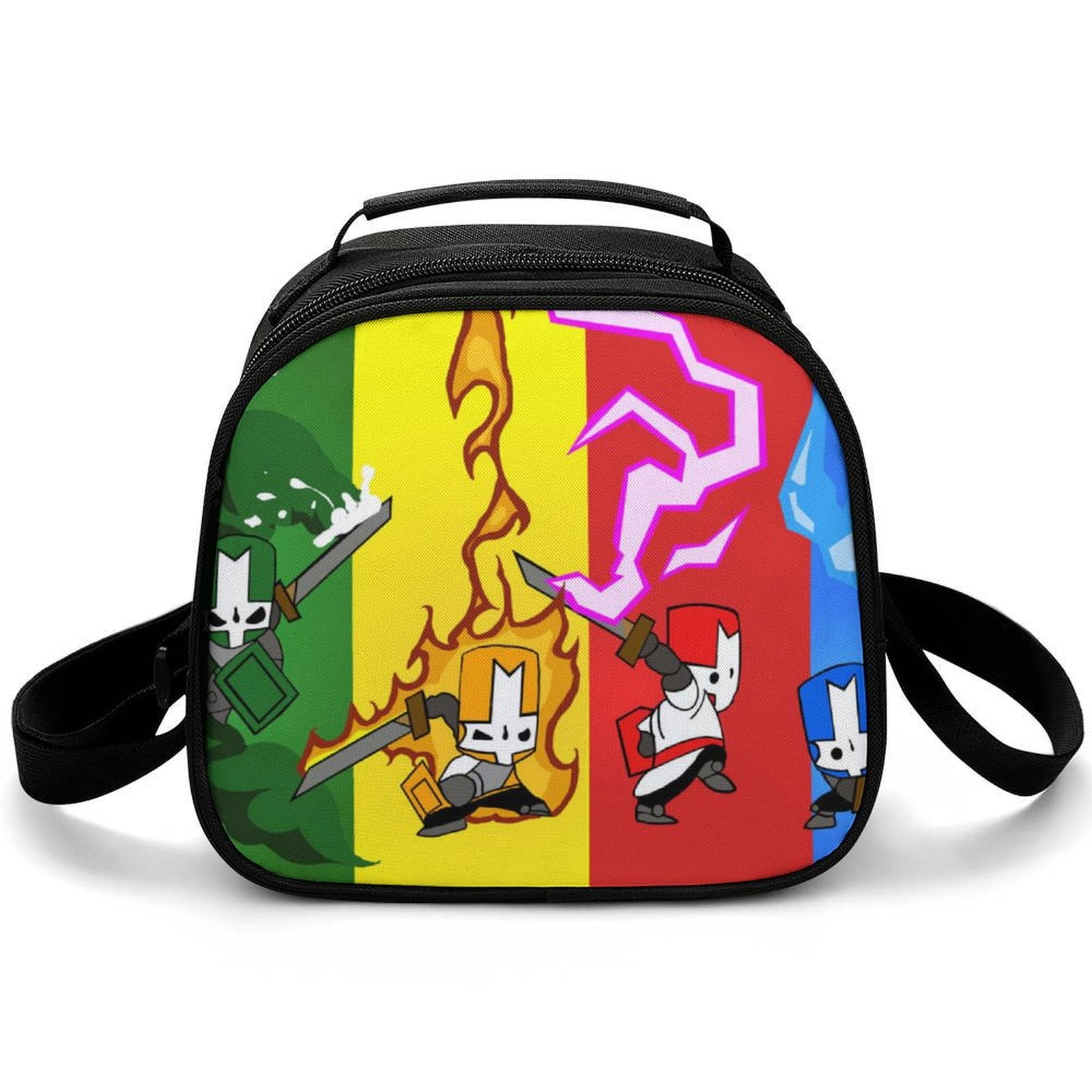 Castle Crashers Knight Insulated Lunch Bag Portable Lunch Box Reusable ...