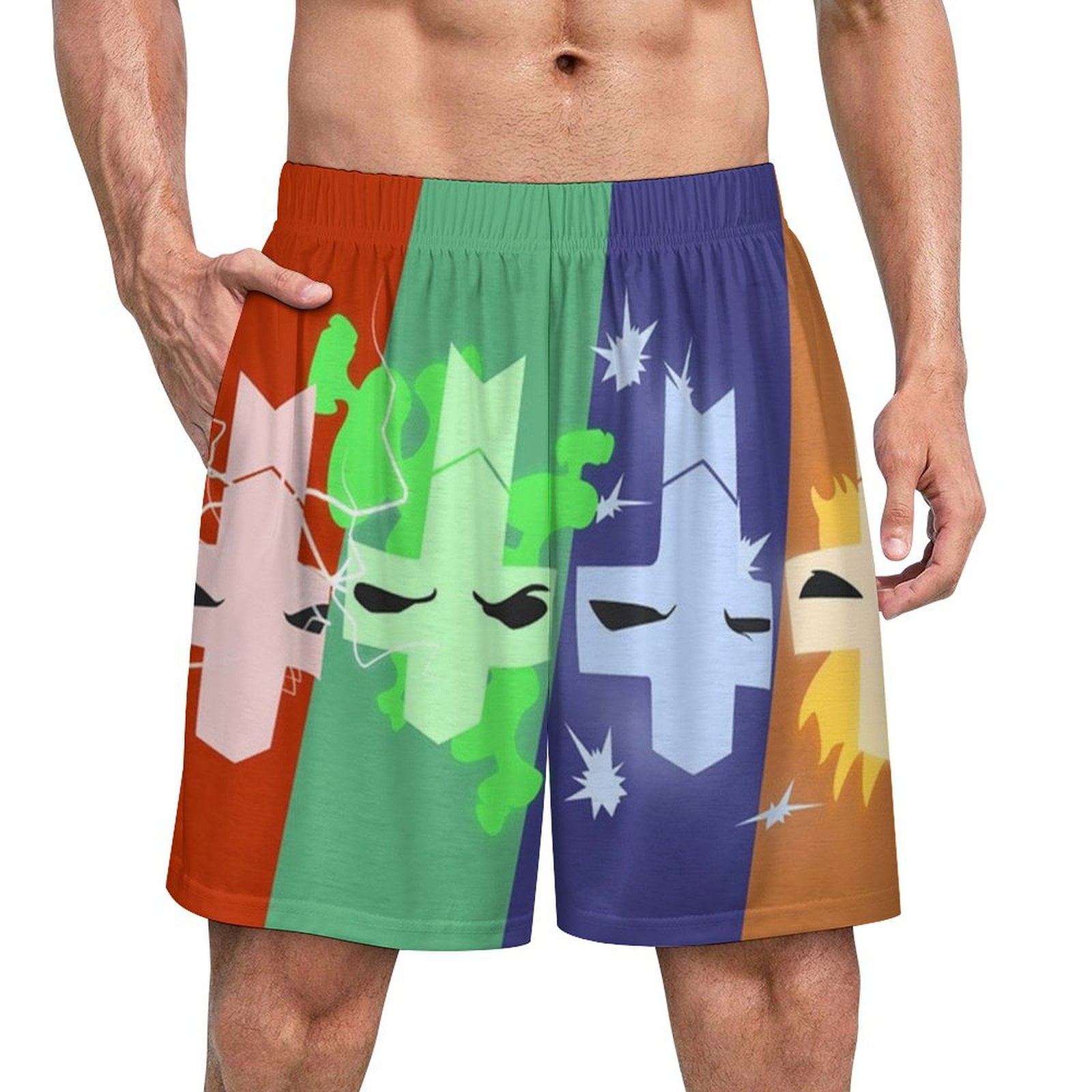 Castle Crashers Knight Pajama Pants For Men Lounge Shorts Bottoms ...