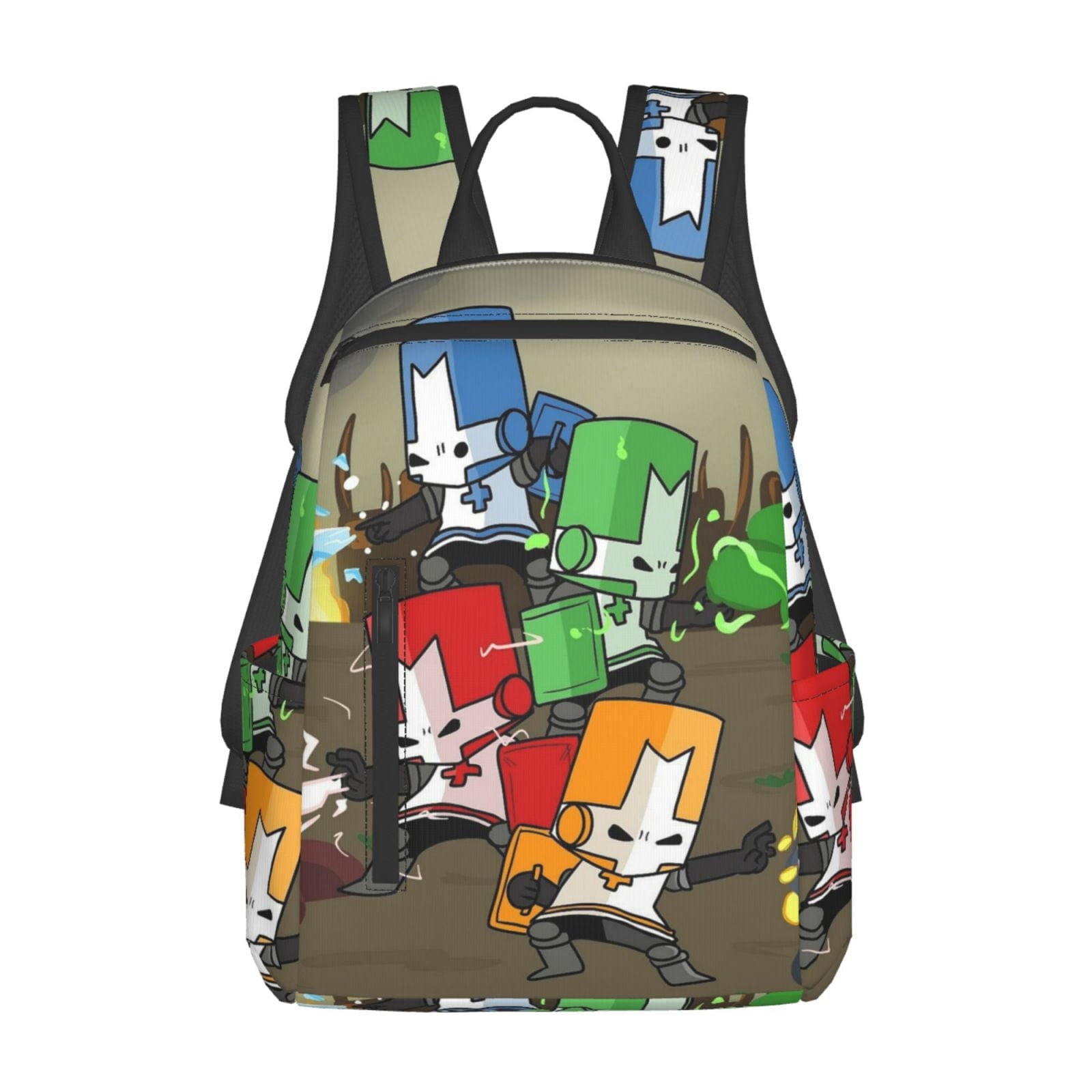 Castle Crashers Lightweight Backpack Student Bookbag School Bag Satchel ...