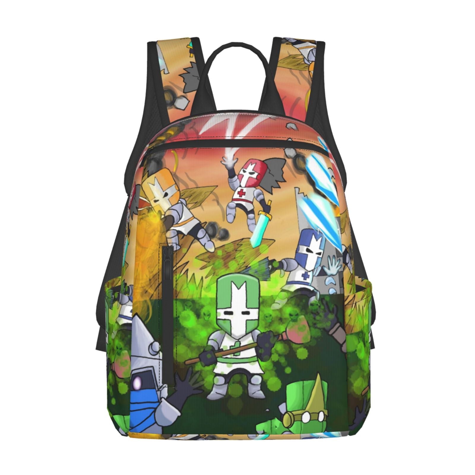 Castle Crashers Lightweight Backpack Student Bookbag School Bag Satchel ...