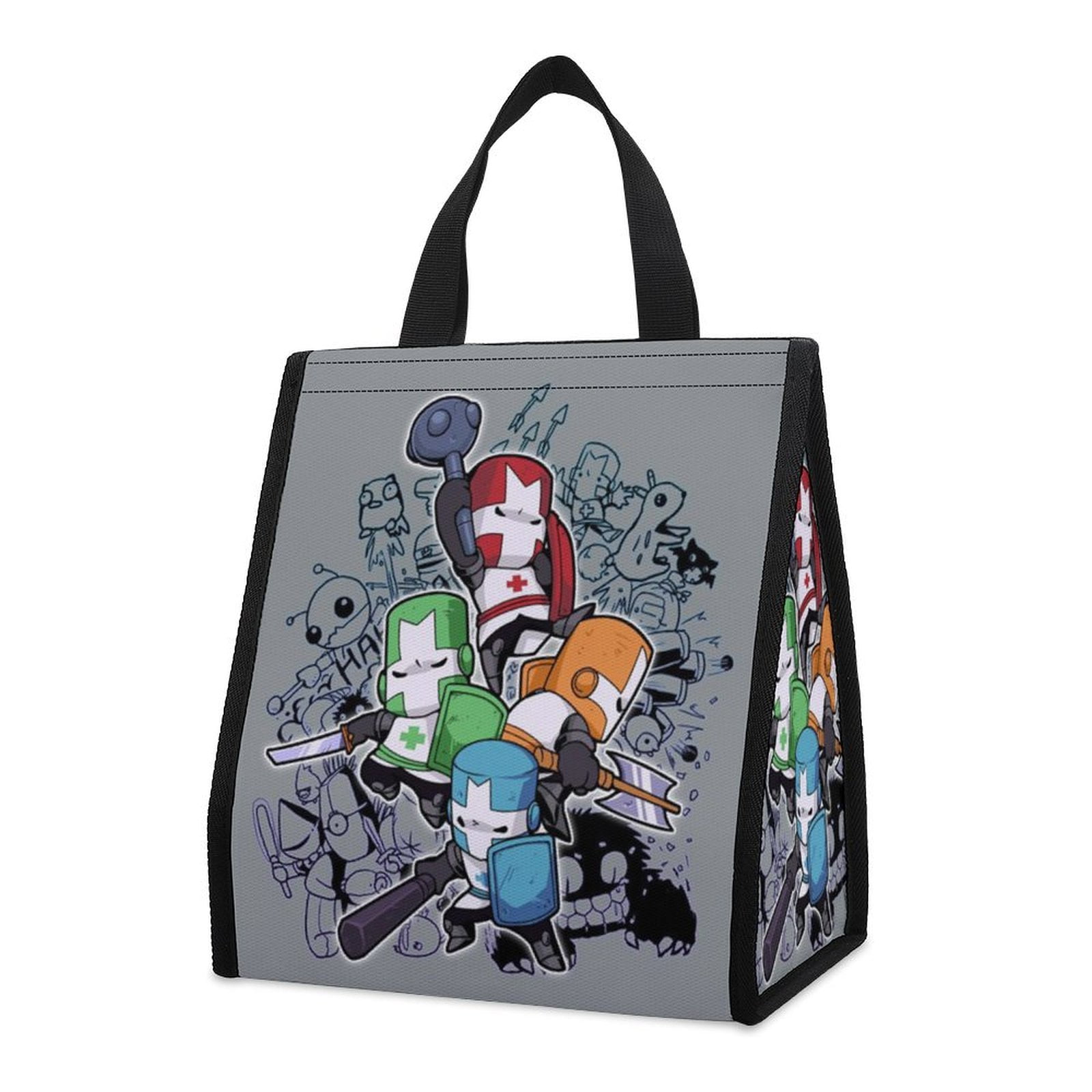 Castle Crashers Lunch Bag Reusable Portable Lunch Tote Thermal Lunch ...