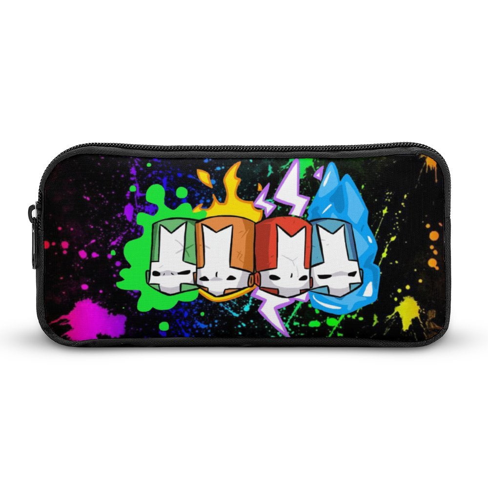 Castle Crashers Pencil Case Portable Pencil Bag Zipper Cosmetic Bag ...