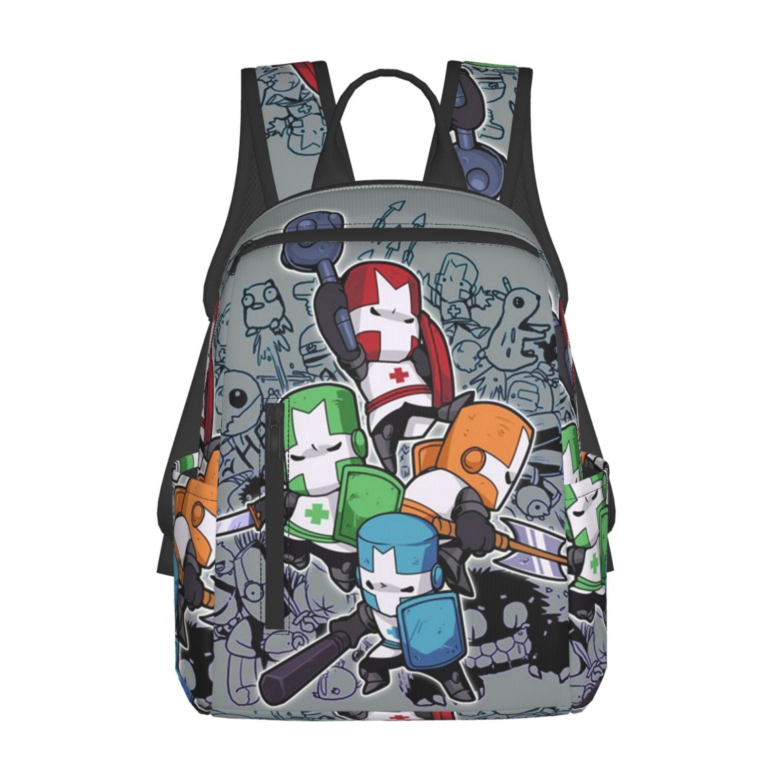 Castle Crashers Play Lightweight Backpack Student Bookbag School Bag ...
