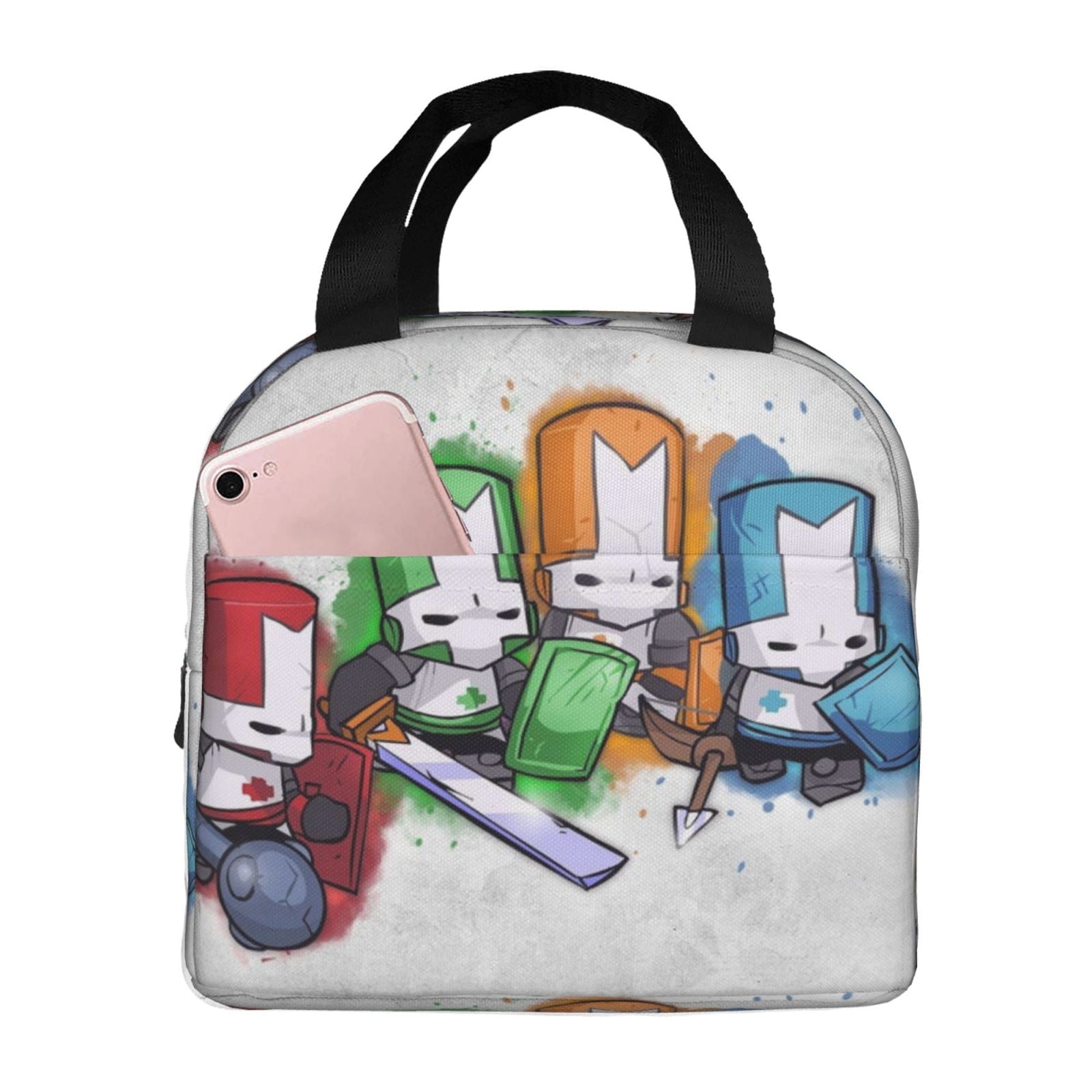 Castle Crashers Portable Lunch Bag, Insulated Lunch Box Reusable Lunch ...
