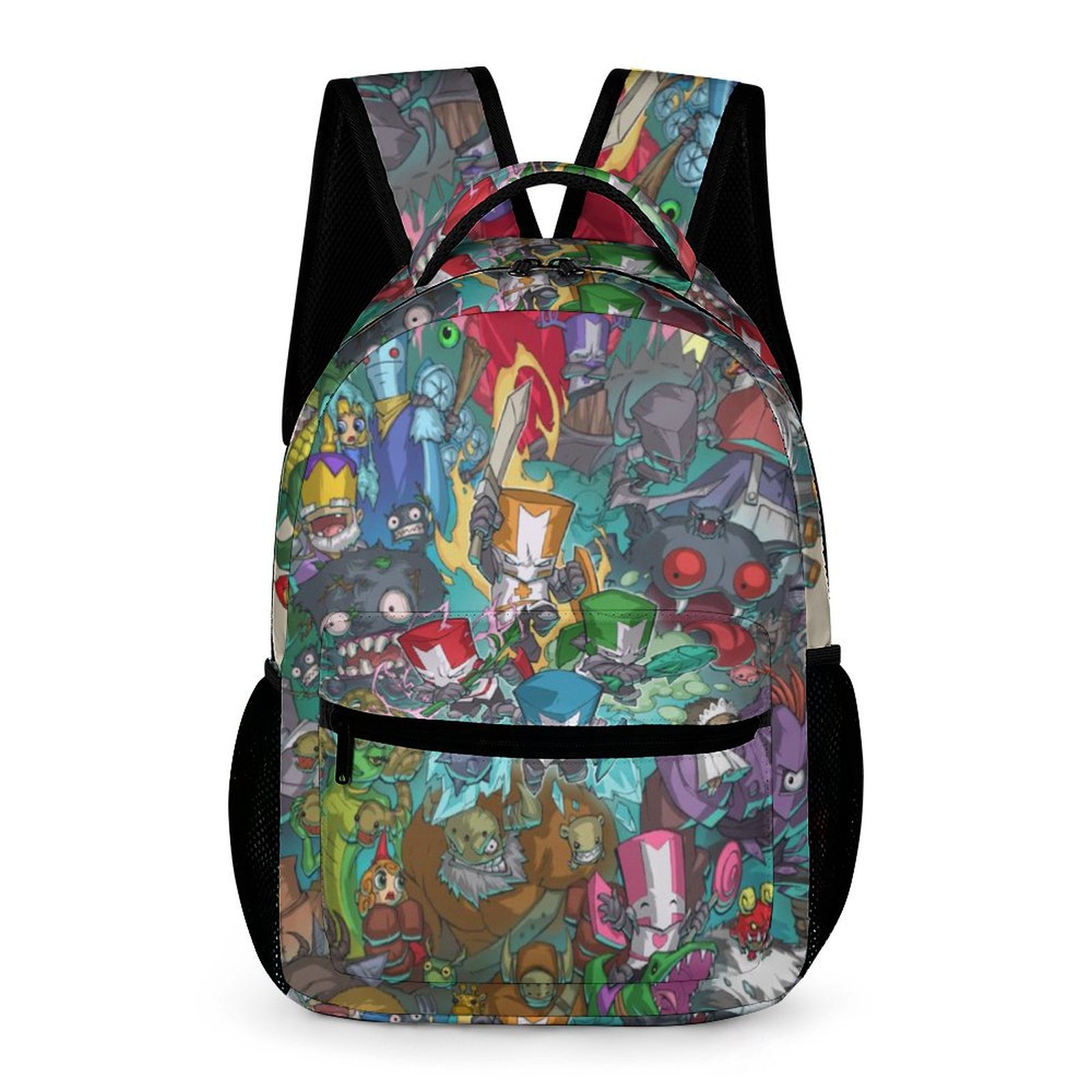 Castle Crashers Poster Backpack Daypack Schoolbag Student Bookbag ...