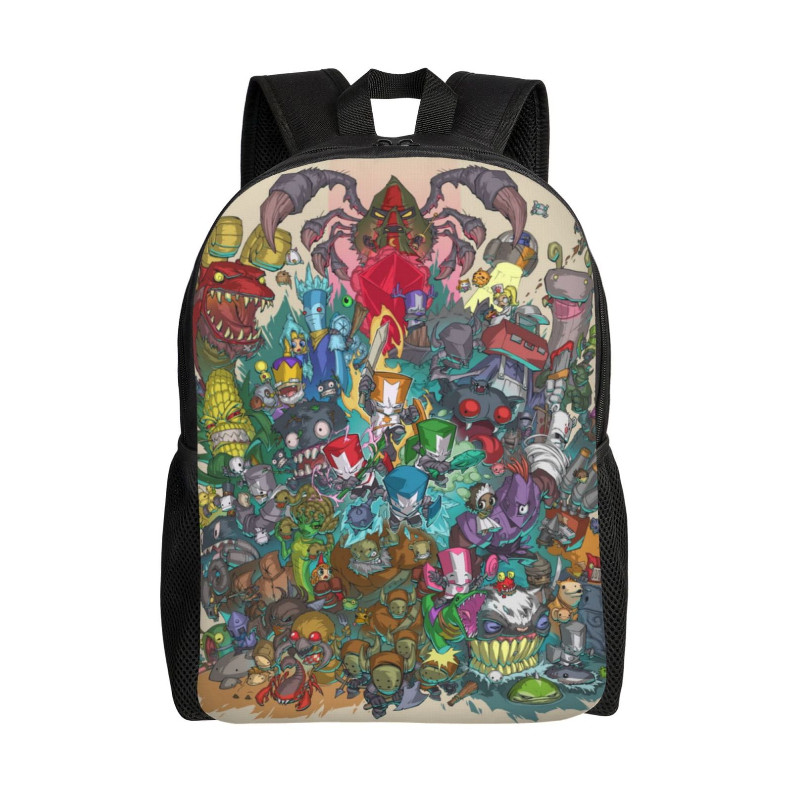 Castle Crashers Poster Backpack Laptop School Bag Student Satchel ...