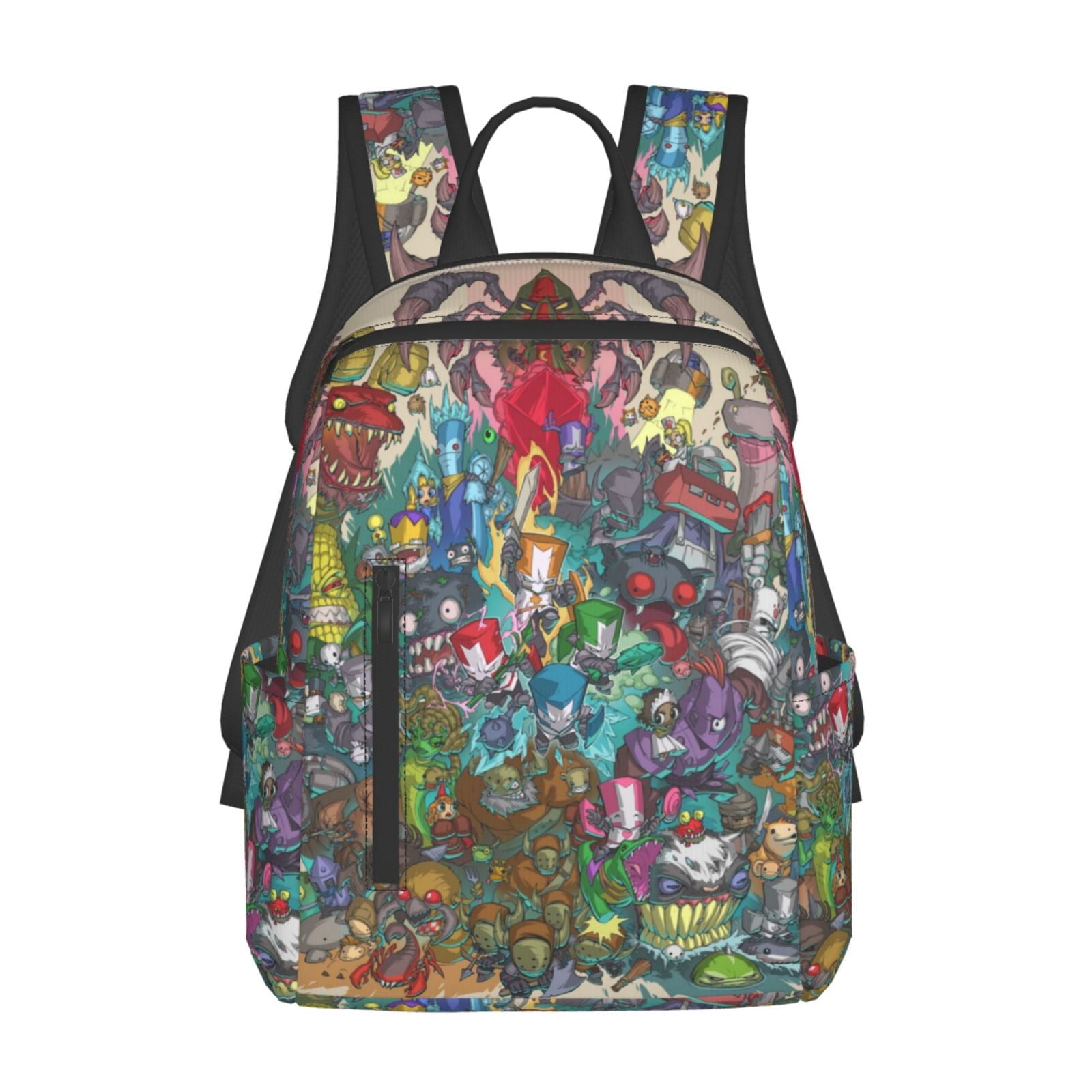 Castle Crashers Poster Lightweight Backpack Student Bookbag School Bag ...