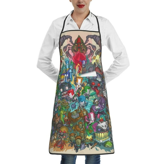 Castle Crashers Poster Waterproof Apron Home Decor Kitchen Fashion ...