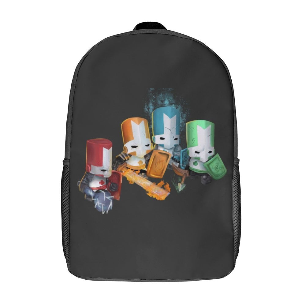Castle Crashers School Backpack Shoulder Bag 17 Inch Casual Daypack ...