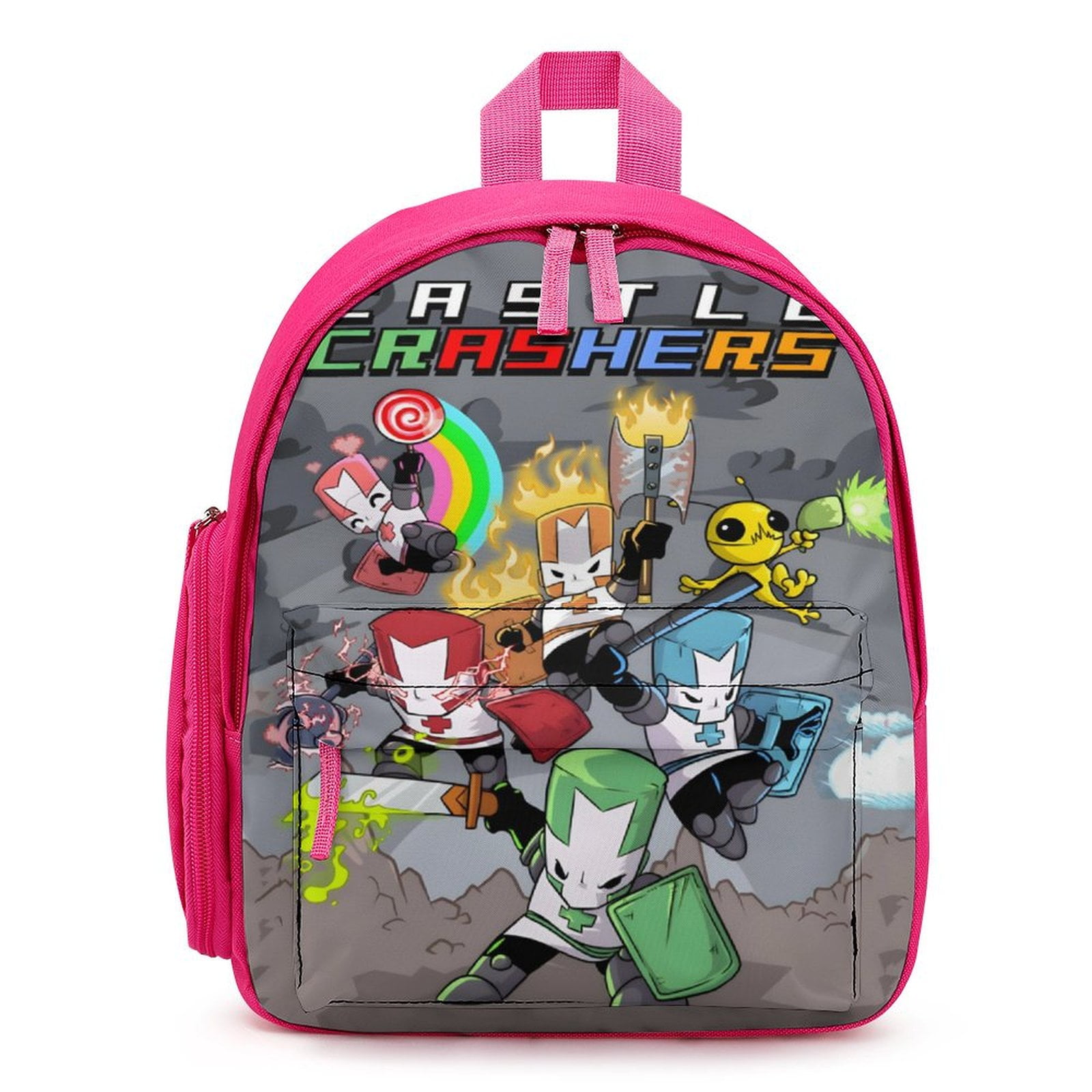 Castle Crashers Small Backpack Mini Backpack Purse for Boys Girls ...