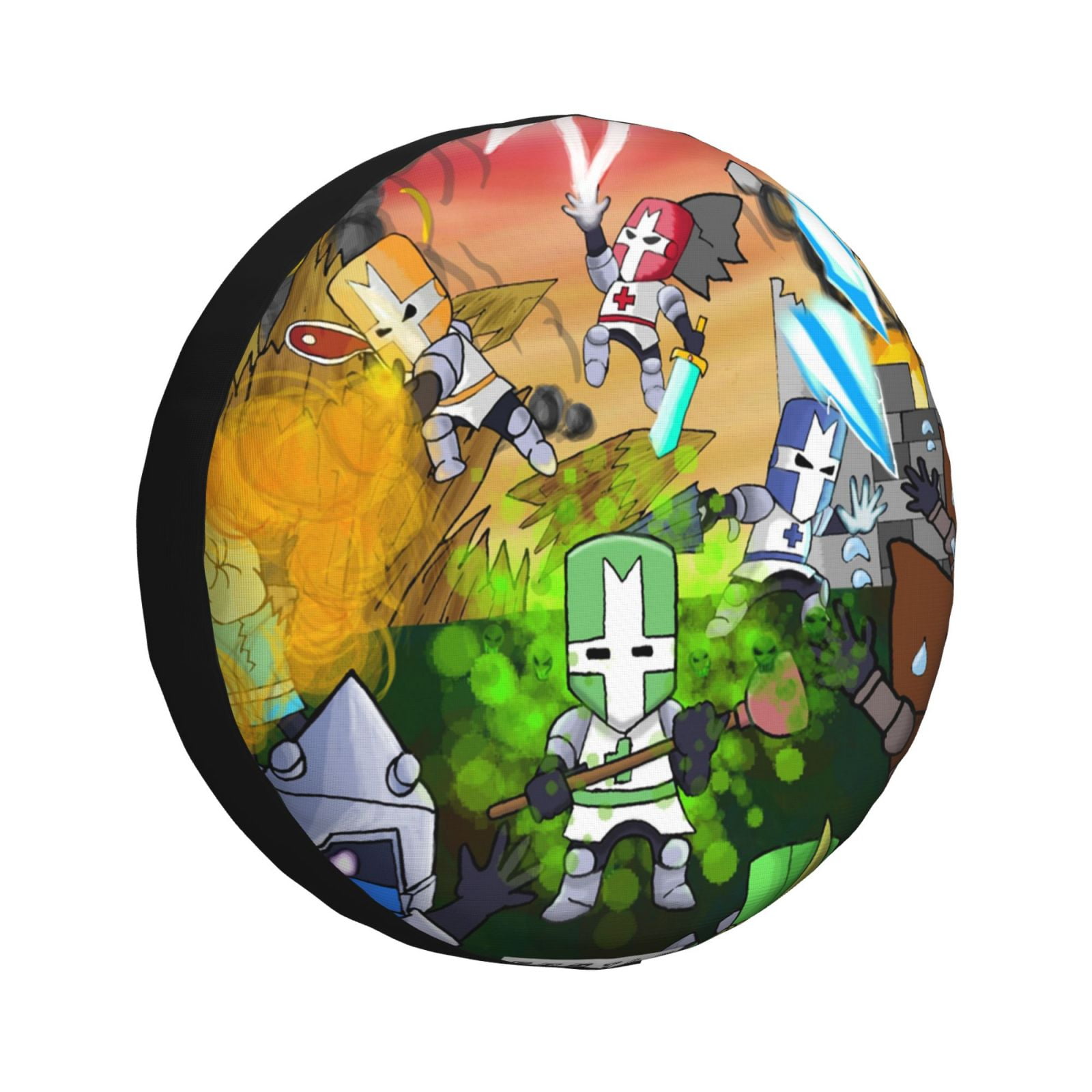 Castle Crashers Tire Cover Printed Spare Tire Wheel Cover Weatherproof ...