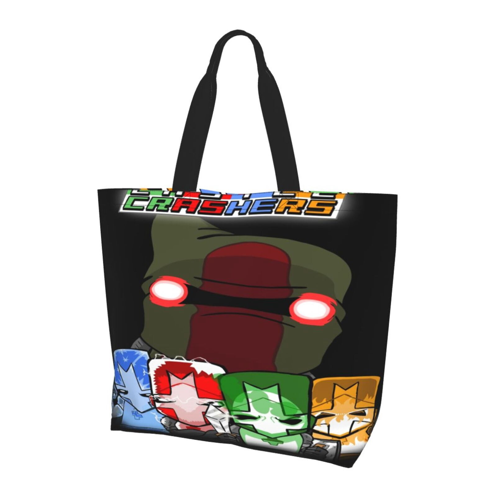 Castle Crashers Tote Bag For Women Cute Beach Bag Portable Handbag ...