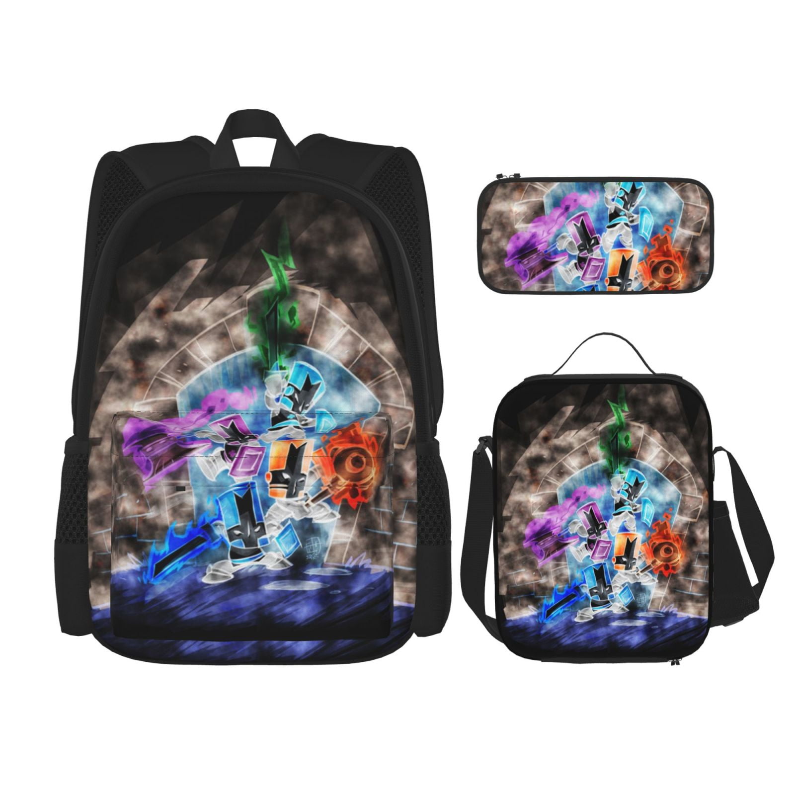 Castle Crashers Travel Camping Work Backpack for Womens/Mens Gifts ...