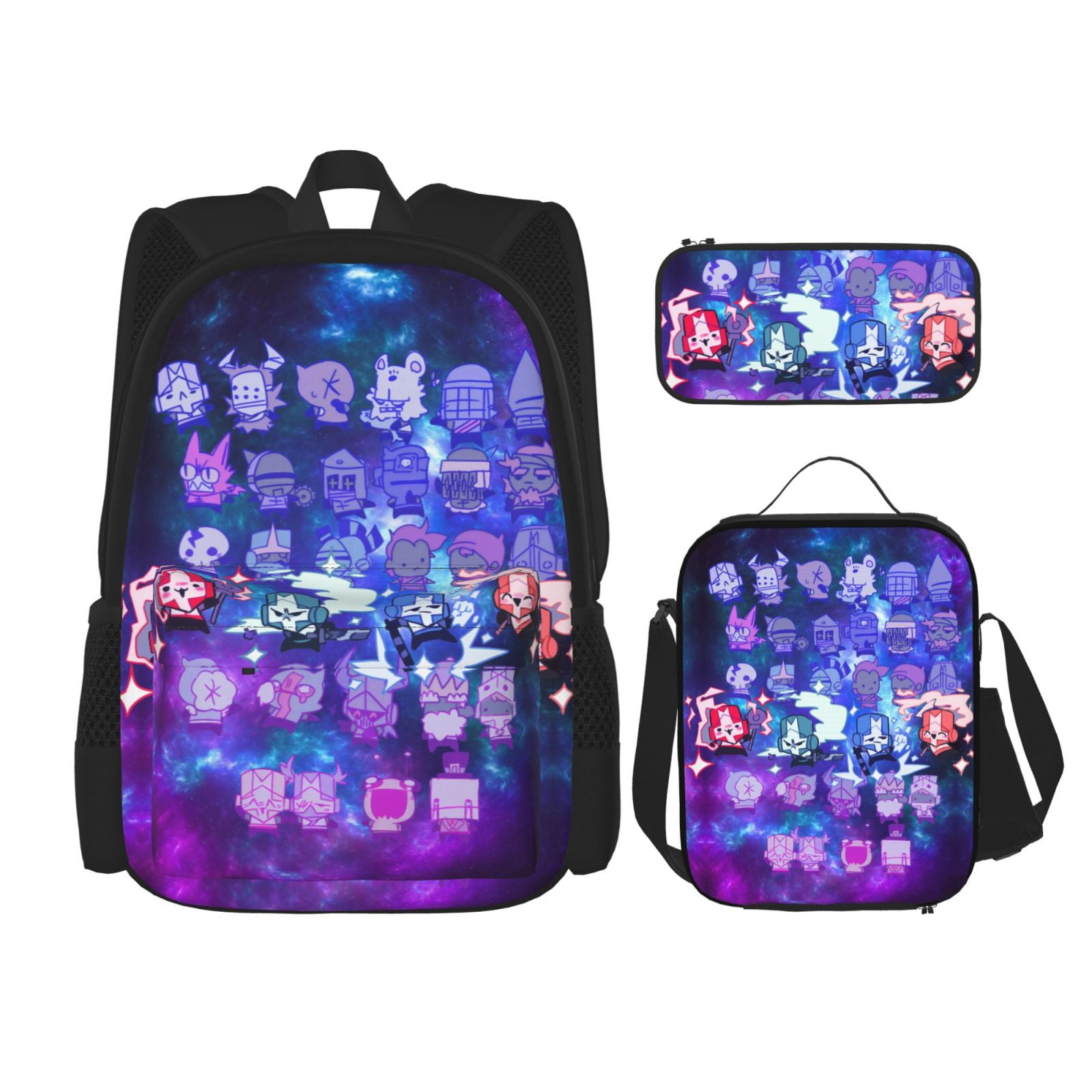 Castle Crashers Travel Camping Work Backpack for Womens/Mens Gifts ...