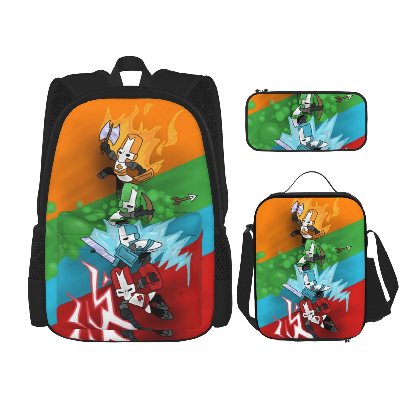 Castle Crashers Travel Camping Work Backpack for Womens/Mens Gifts ...