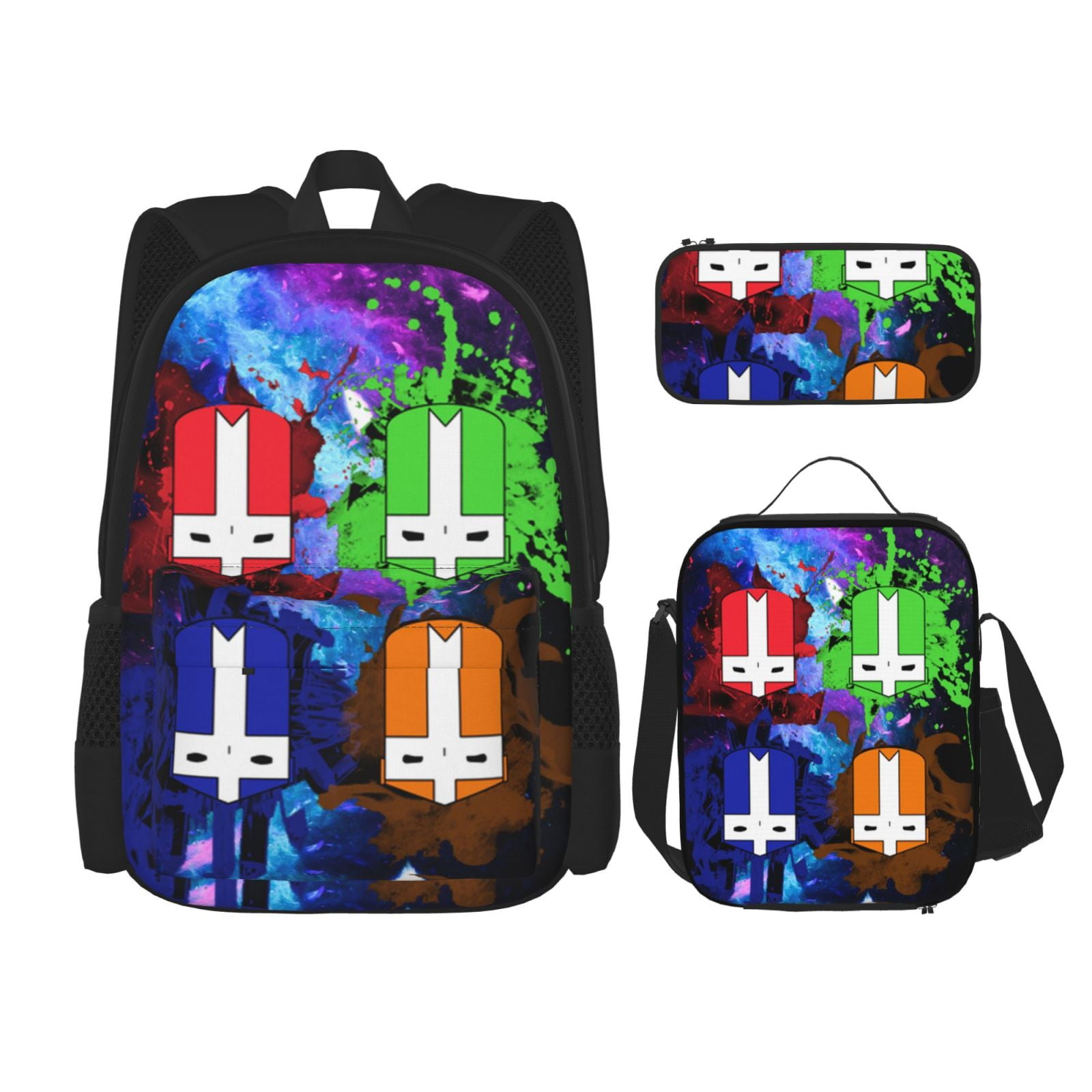 Castle Crashers Travel Camping Work Backpack for Womens/Mens Gifts ...