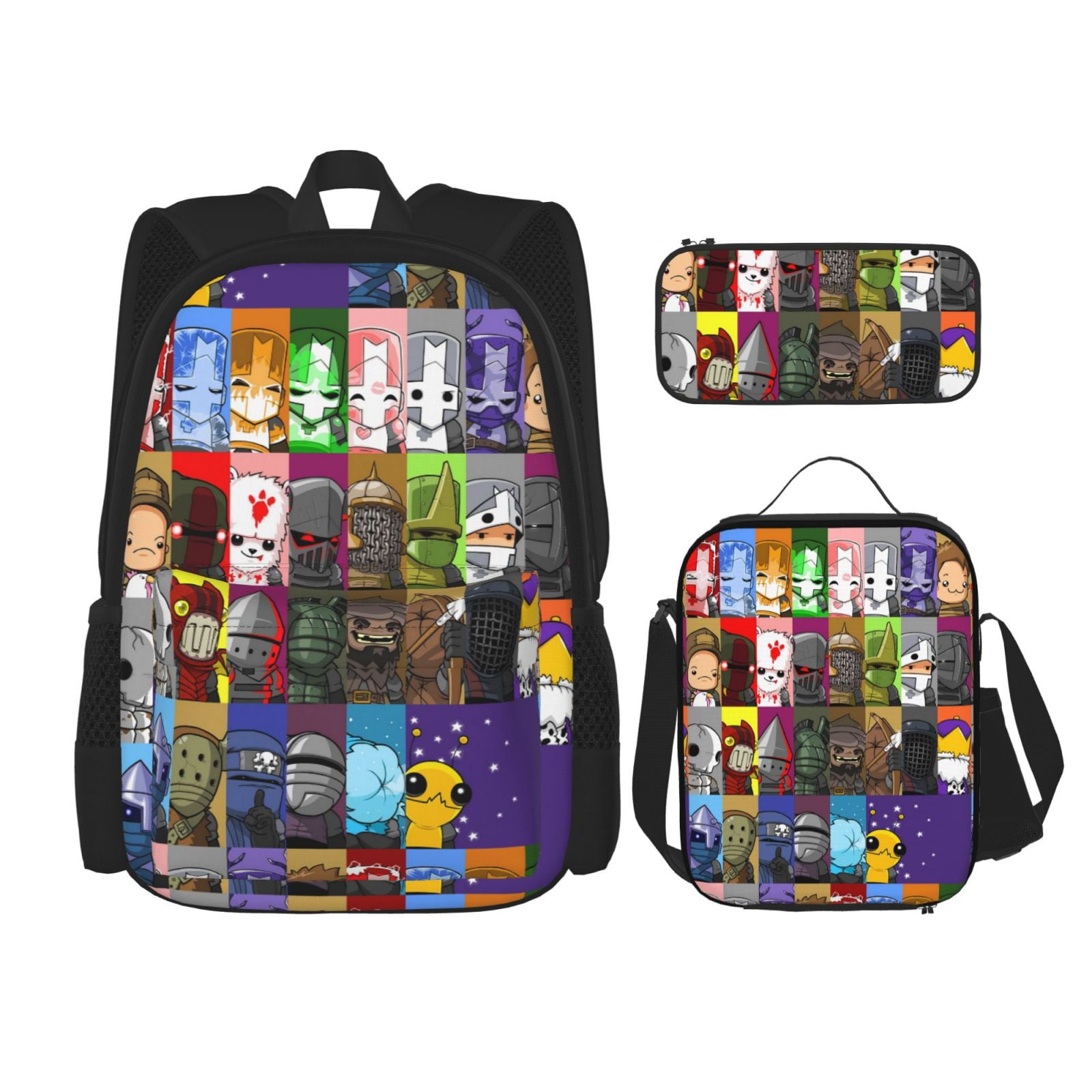 Castle Crashers Travel Camping Work Backpack for Womens/Mens Gifts ...