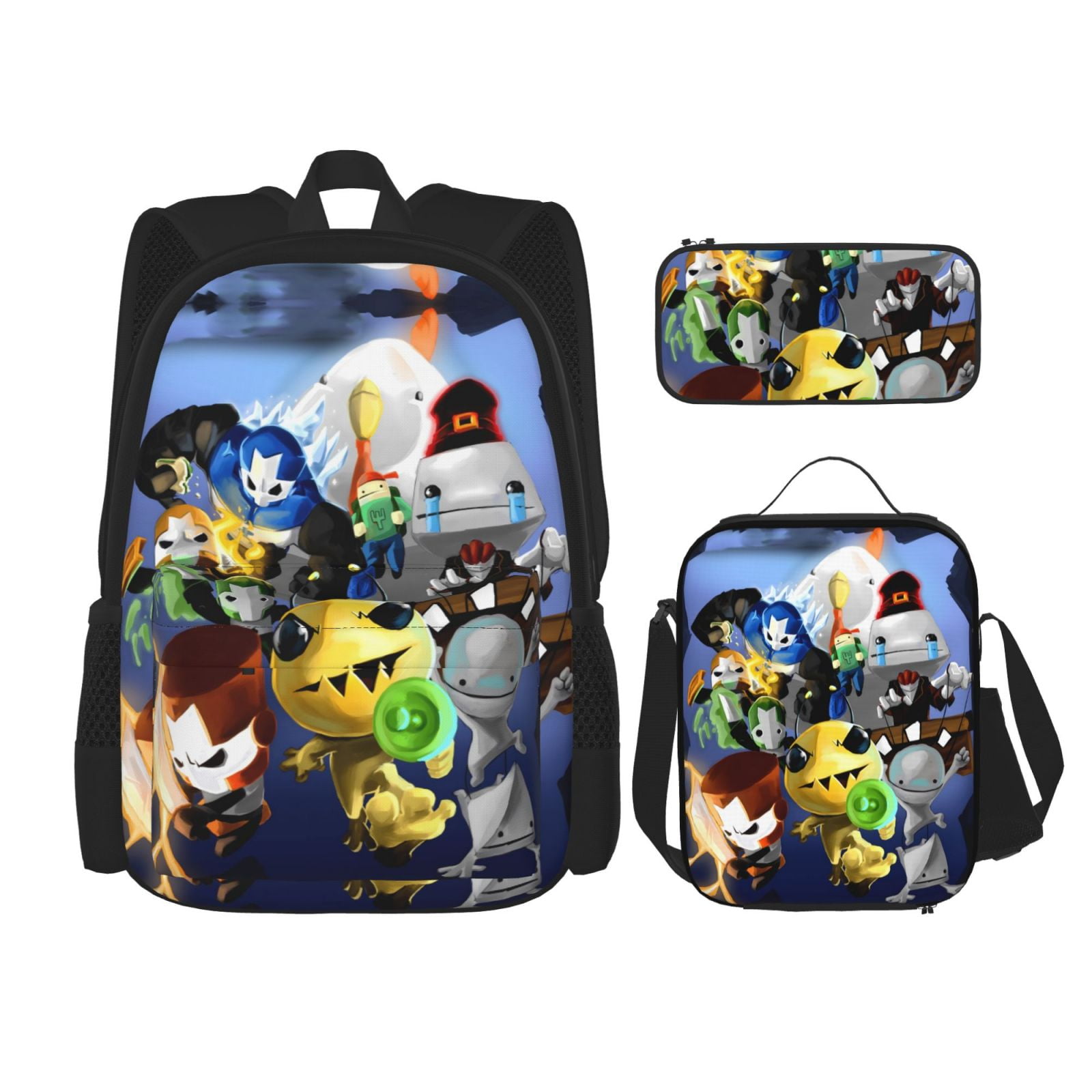 Castle Crashers Travel Camping Work Backpack for Womens/Mens Gifts ...